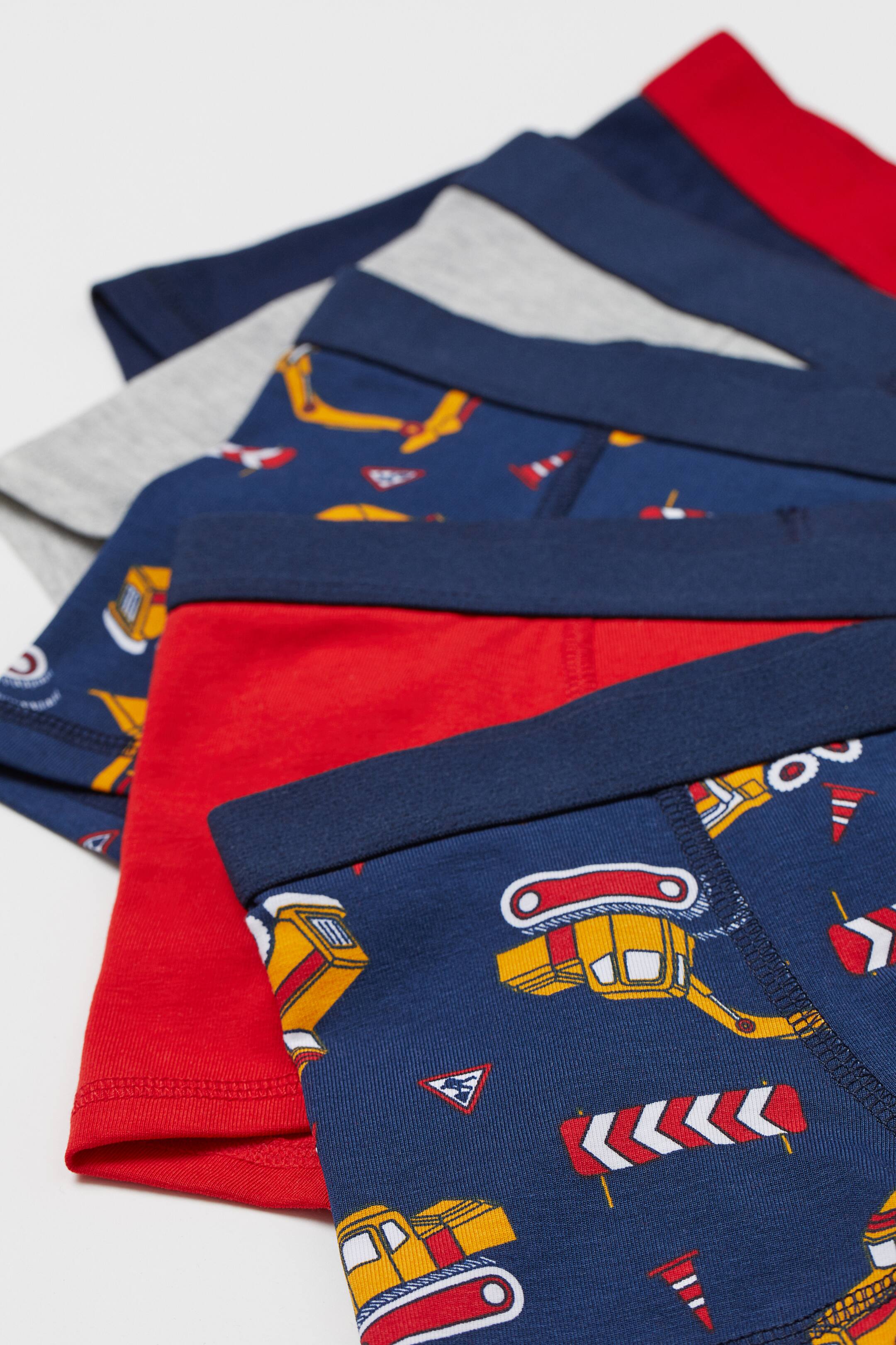 Pet pari bokserica - Dark blue/Vehicles - Kids | H&M RS