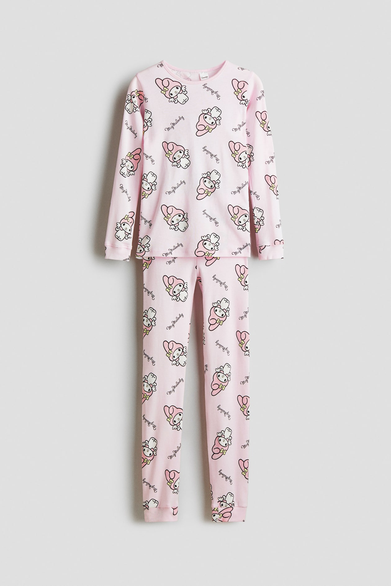 Light pink/My Melody Printed Cotton Pajamas for kids | H&M US