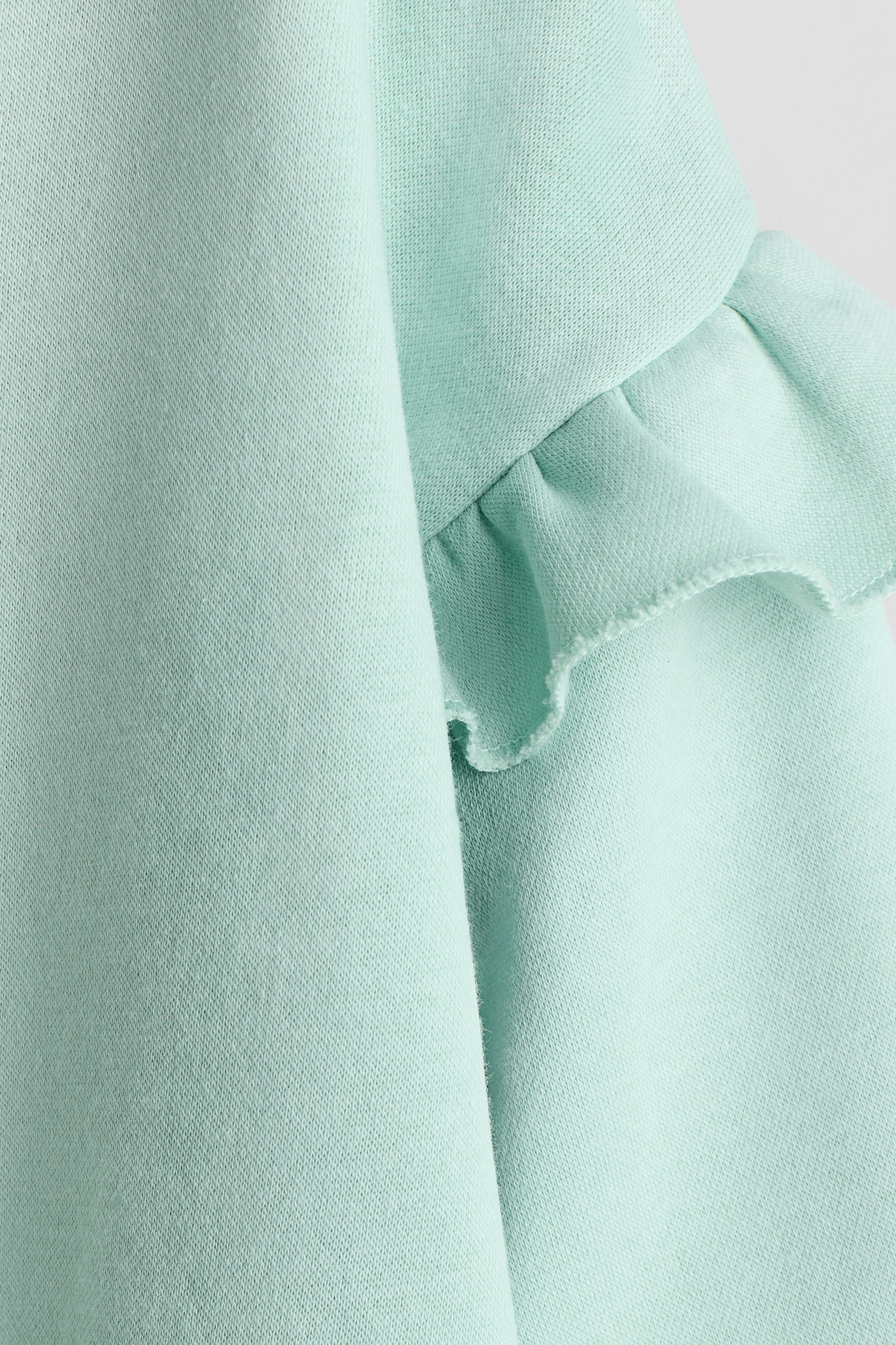 Mint green Ruffled Sweatshirt for kids | H&M CA