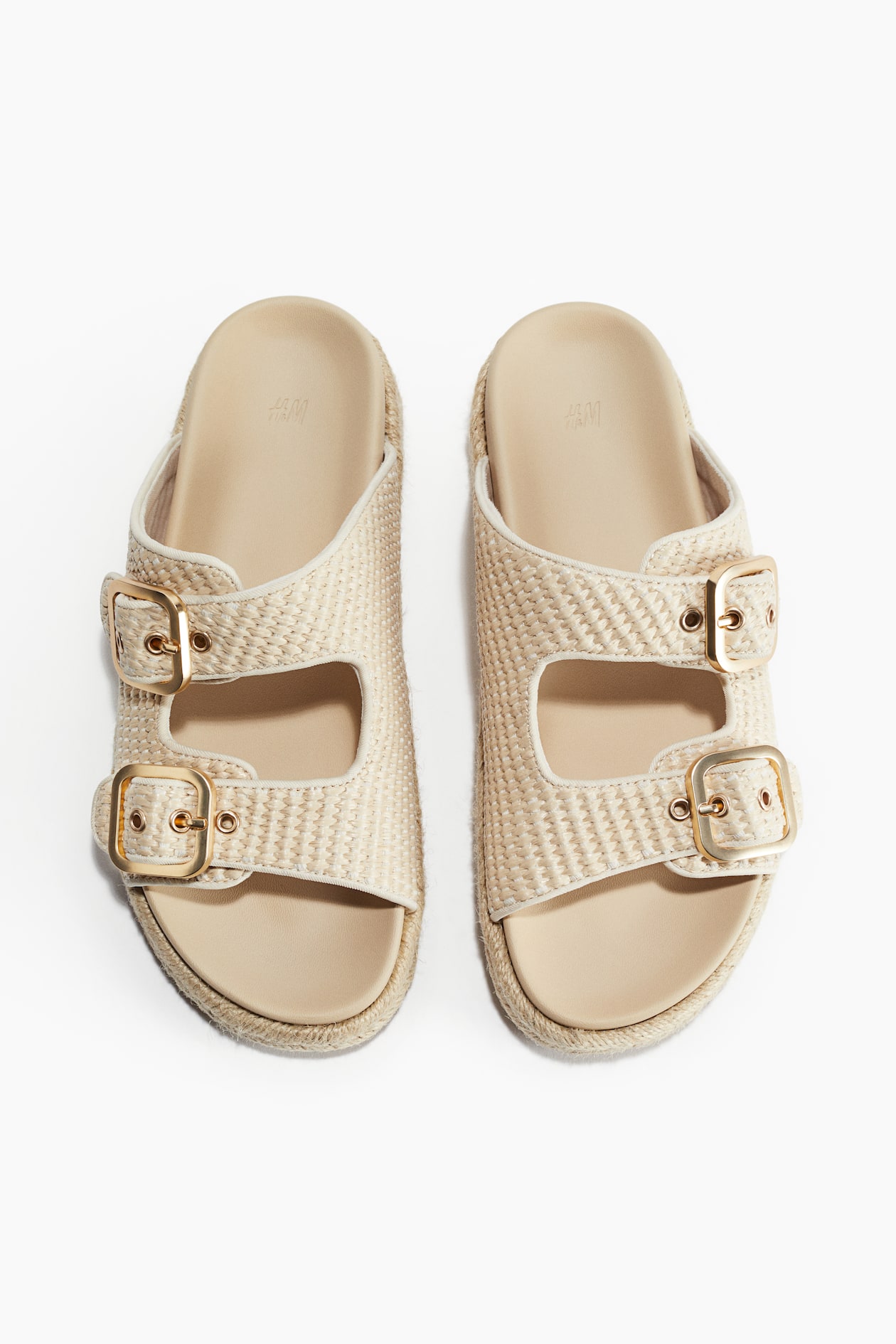 Women's Light beige Espadrille-Style Sandals | H&M CA