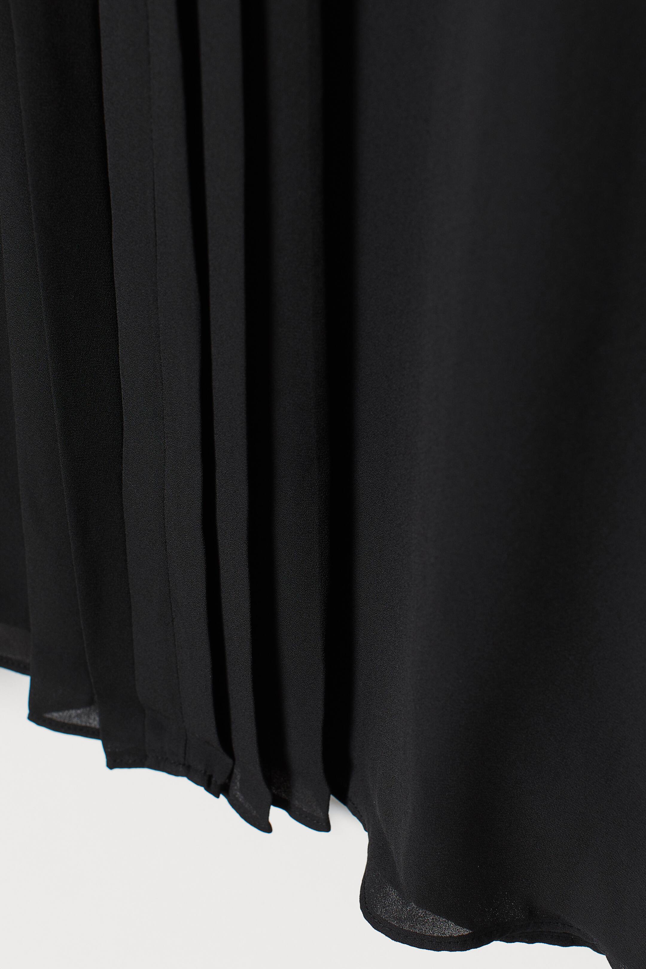 Tunic with pin-tucks - Black - Ladies | H&M GB