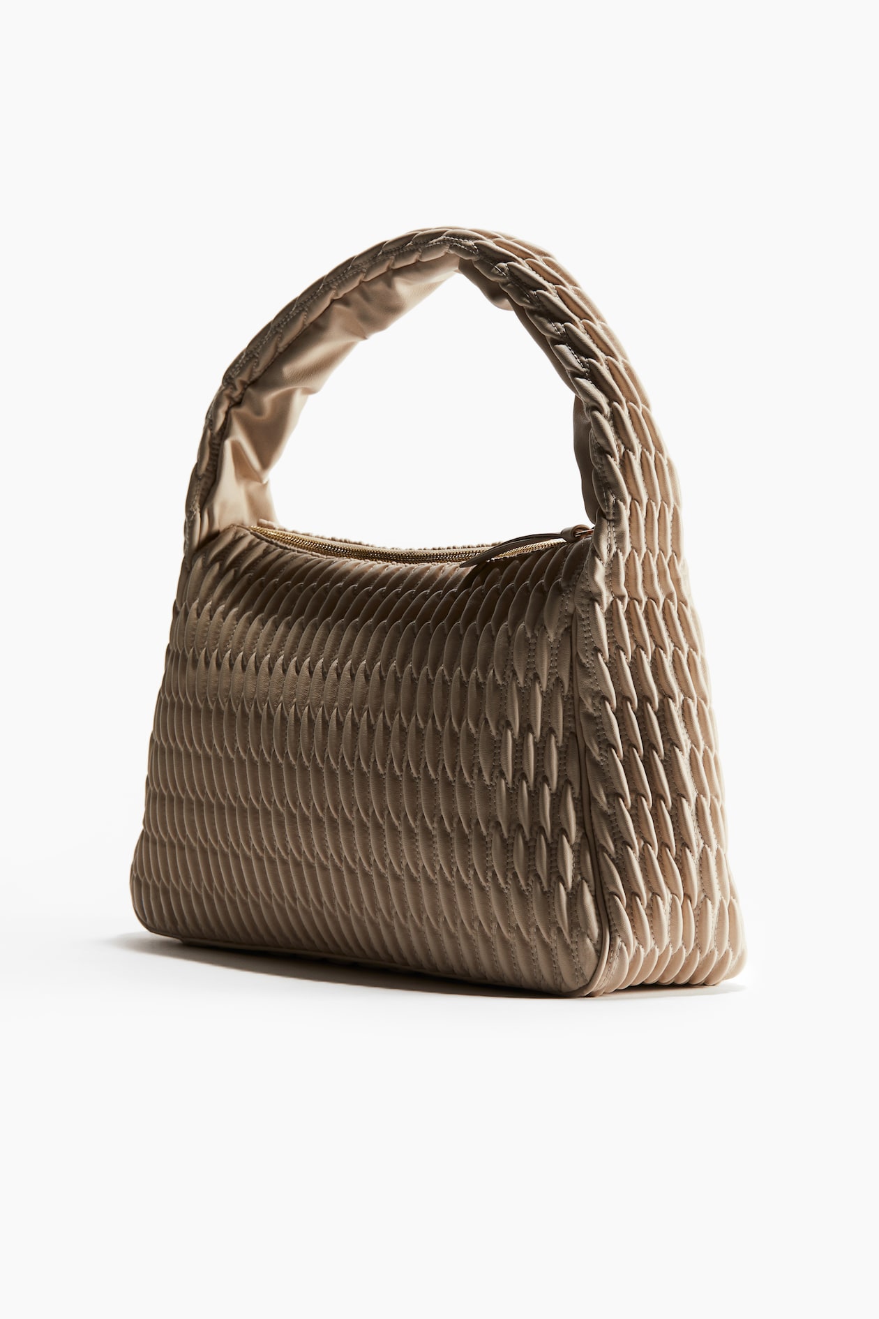 Women's Beige Quilted Shoulder Bag | H&M CA