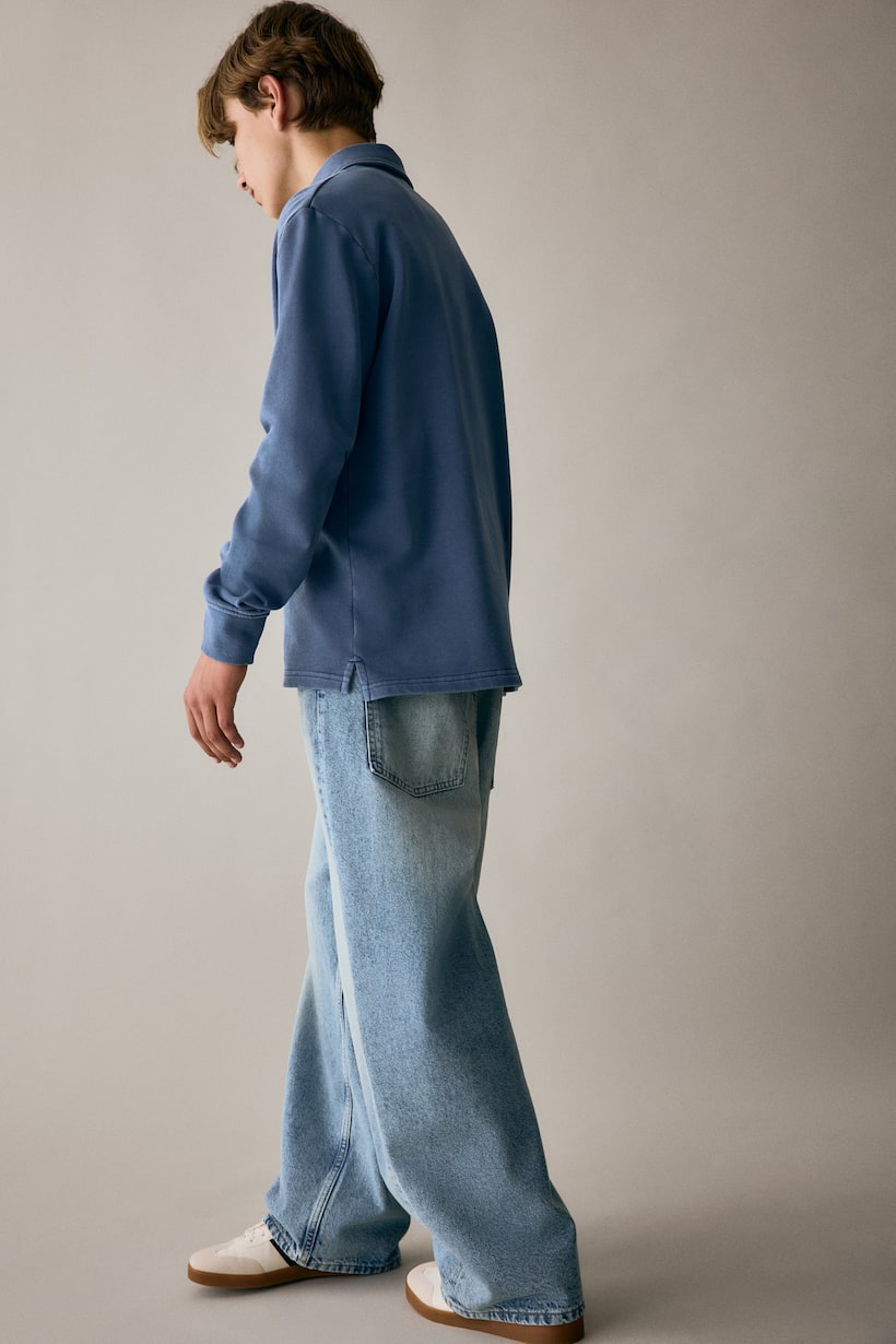 Super baggy jeans - Azul denim claro - Kids | H&M MX