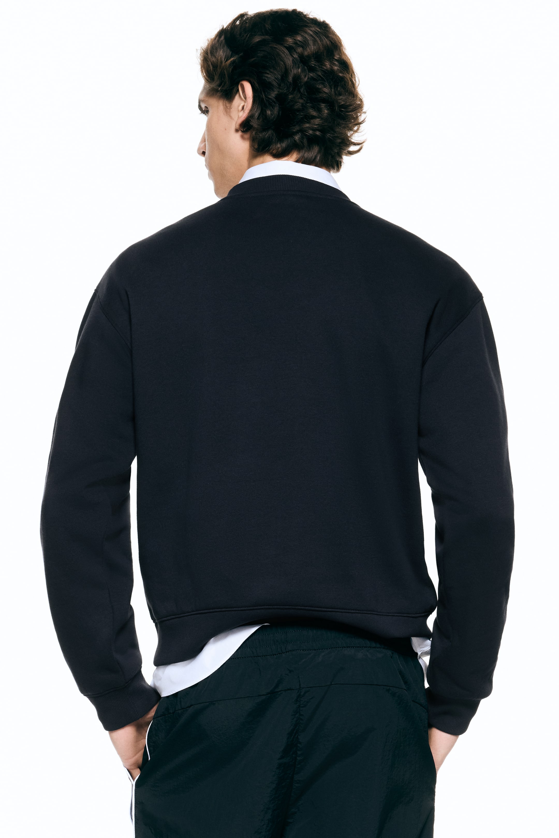Loose Fit Sweatshirt - Mørk blå - HERRE | H&M NO