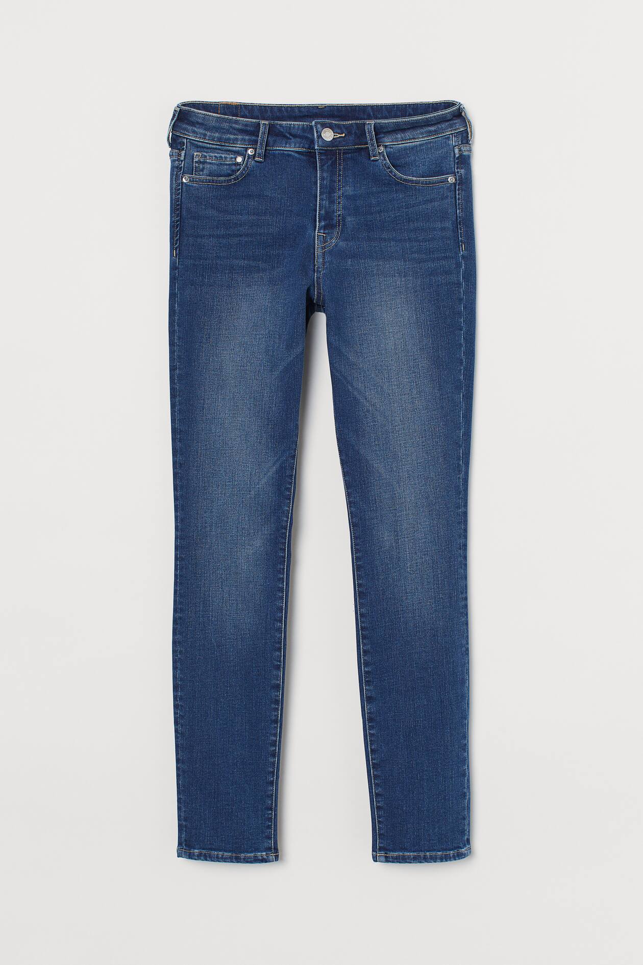 Thermolite® Warm Skinny Jeans - Dark denim blue - Ladies | H&M US