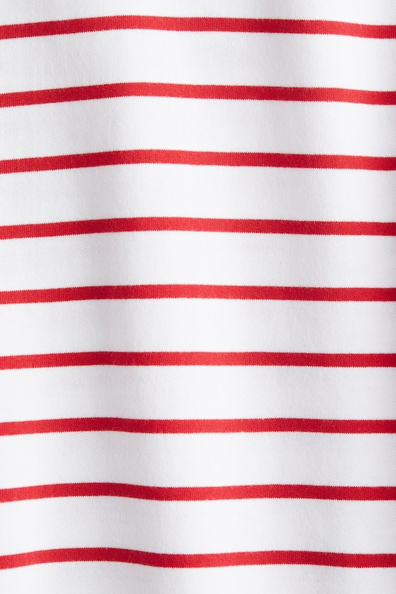 White/Red stripe Crew Neck Sweater for kids | H&M AU