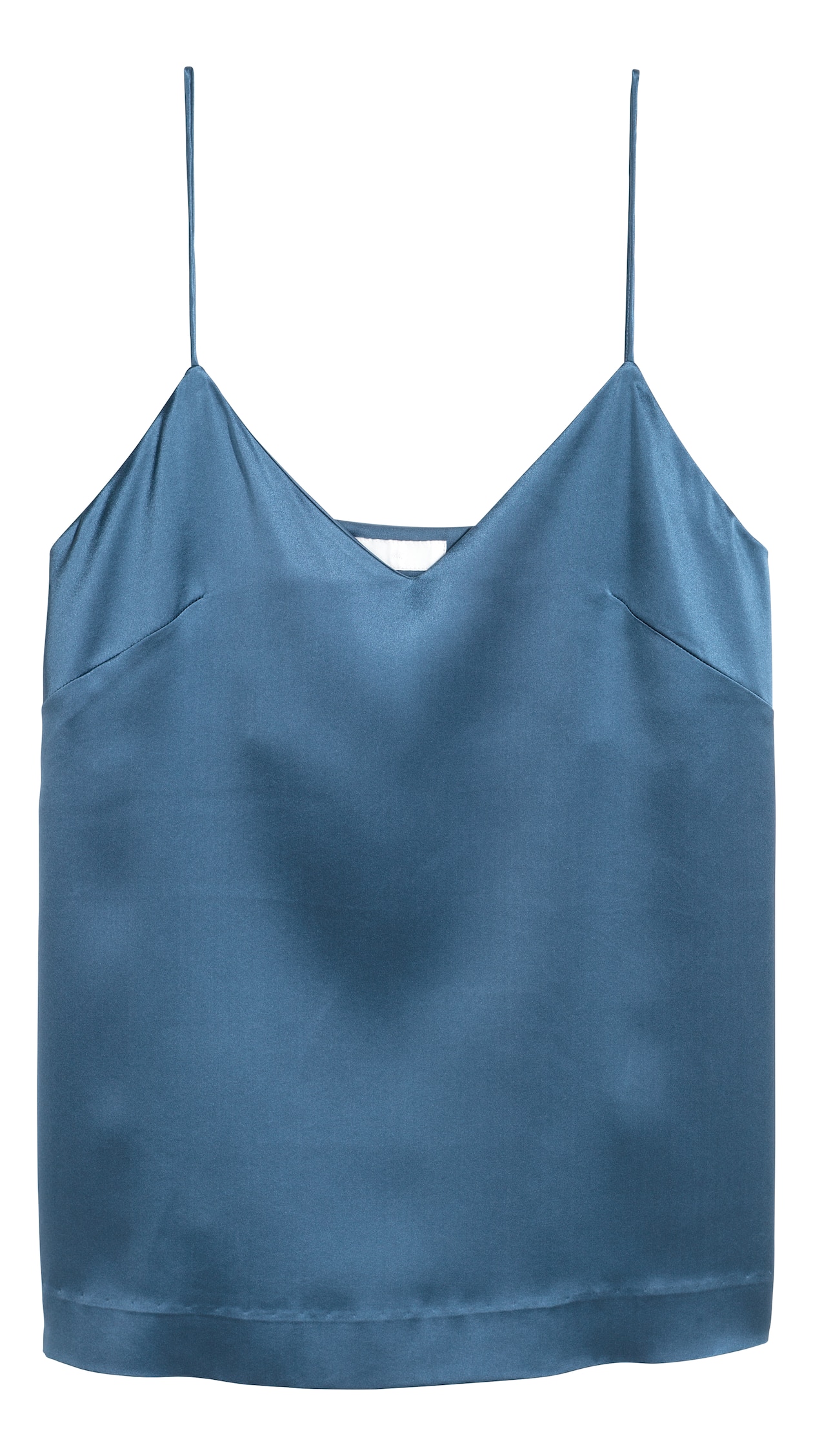 Silk Camisole Top - Blue - Ladies | H&M US