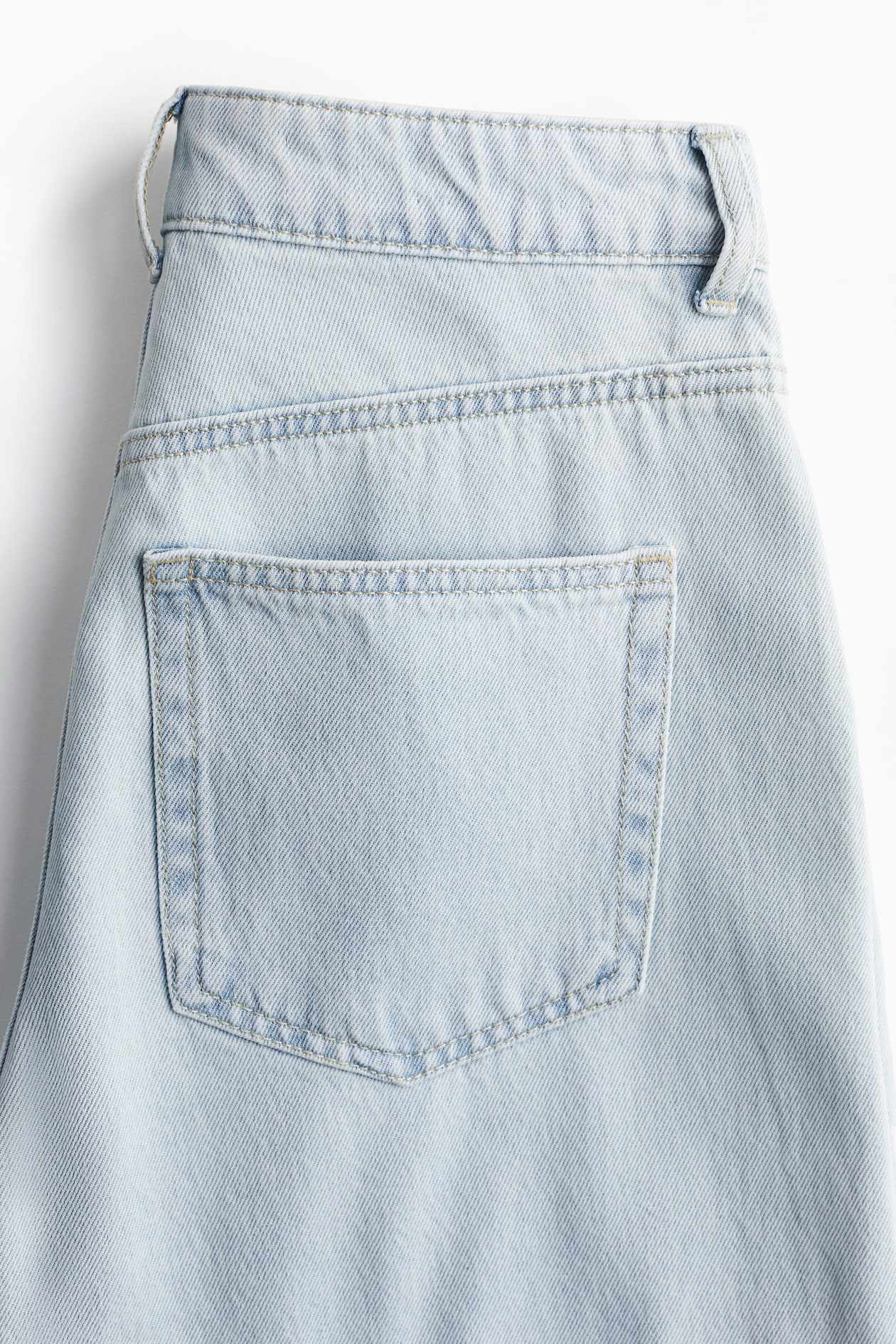 Women's Pale denim blue Wide High Jeans | H&M CA