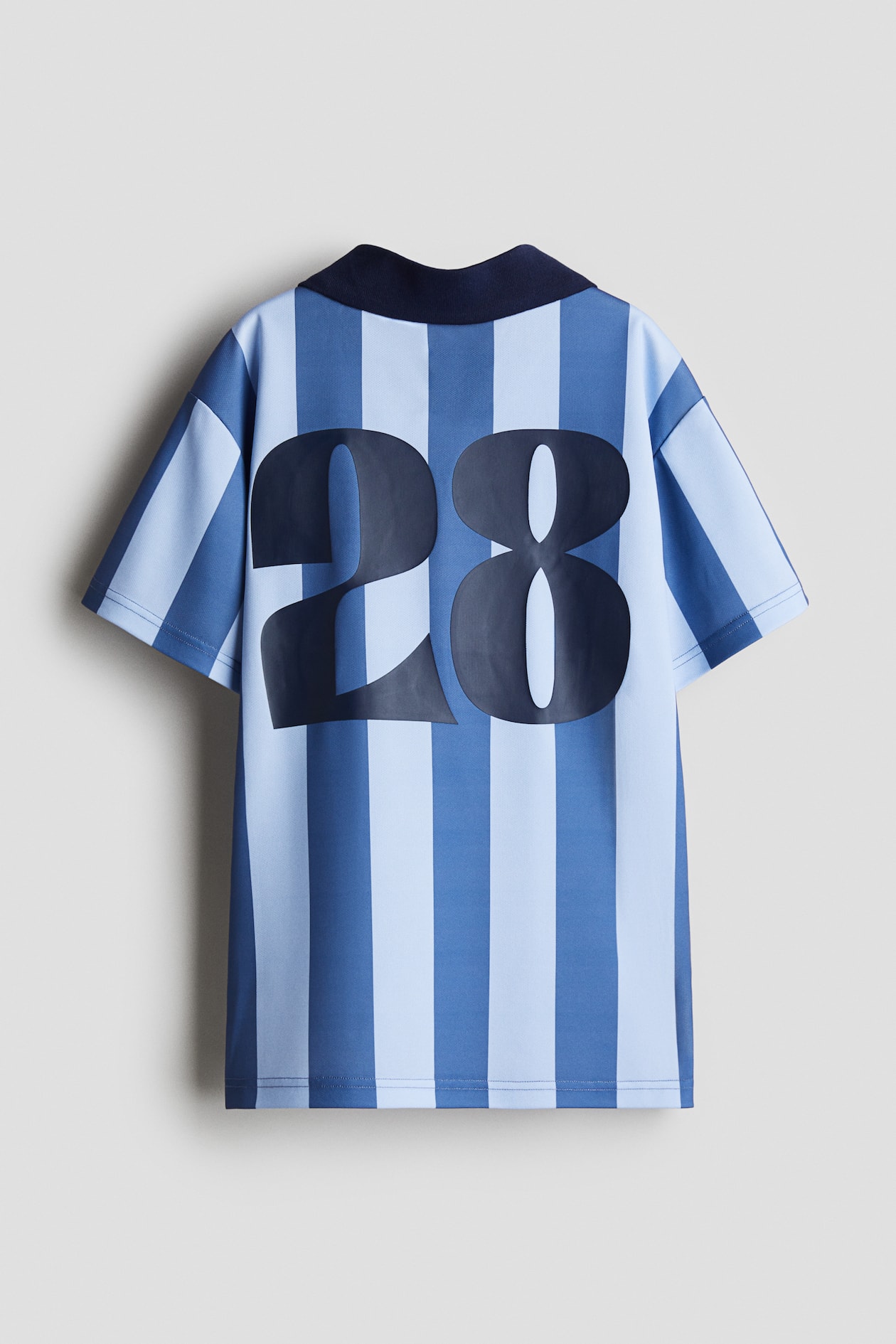 Blue/Isla Sol Collared football shirt for kids | H&M IN