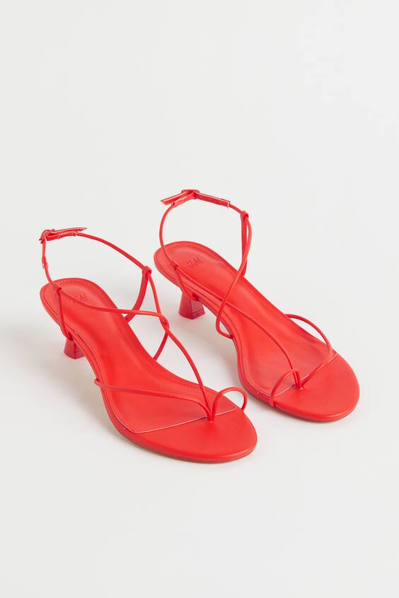 Sandaletten - Hoher Absatz - Rot - Ladies | H&M AT
