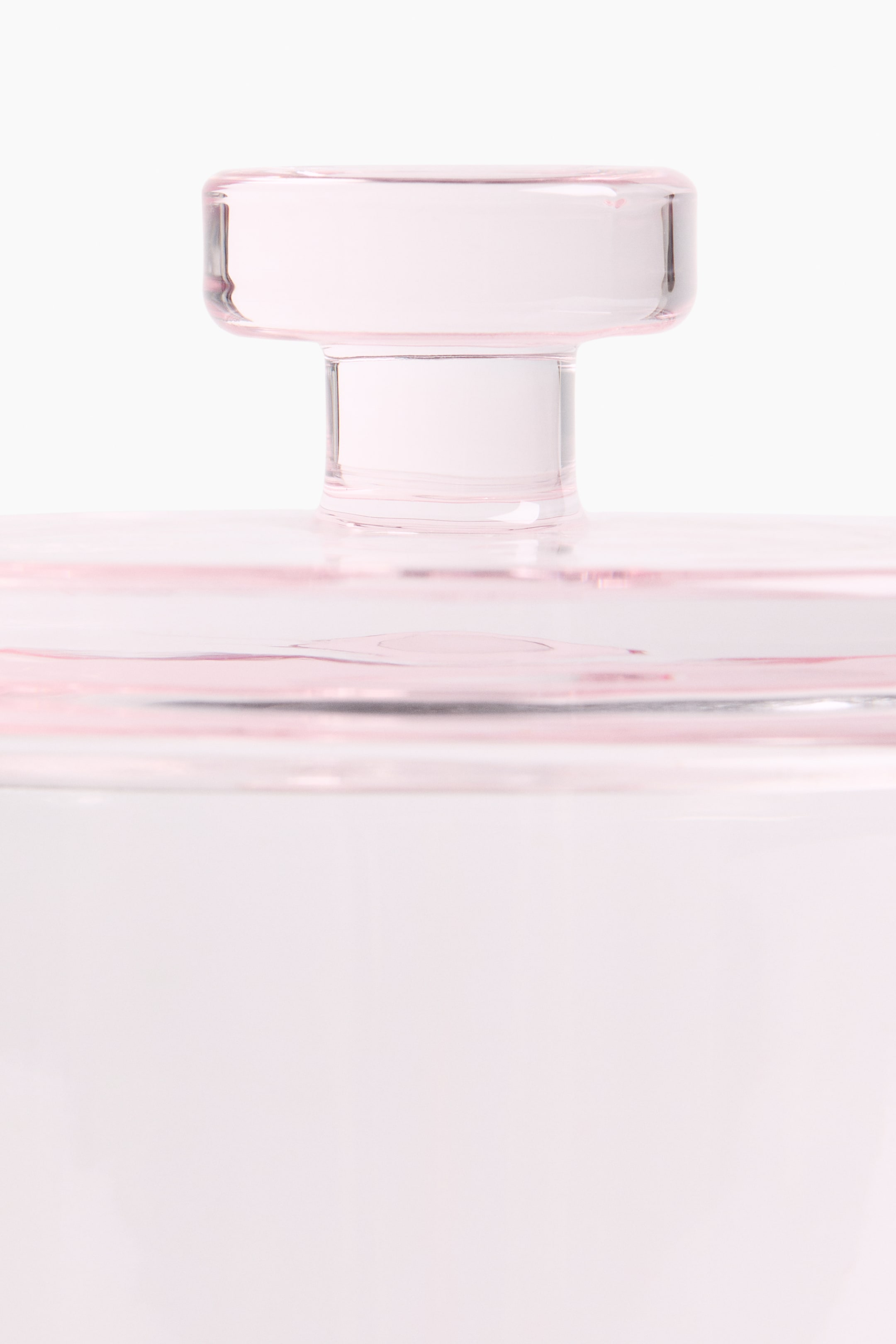 Light pink Glass Jar with Lid at H&M Home | H&M US