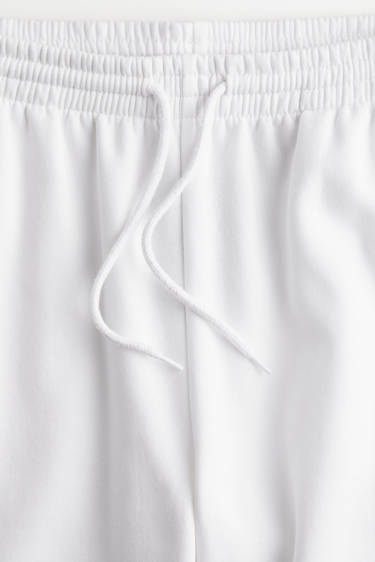 High-waisted joggers - White - Ladies | H&M IN