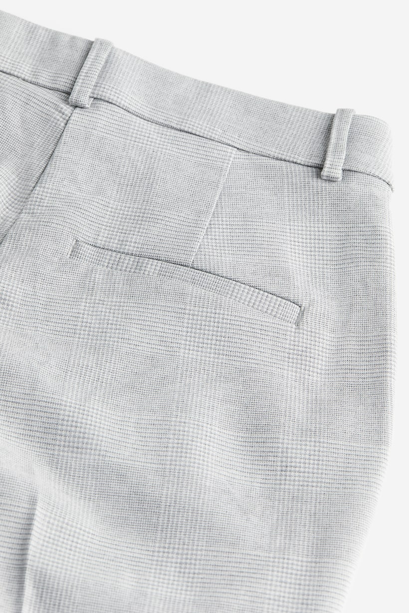 Slacks - Light gray/plaid - Ladies | H&M US