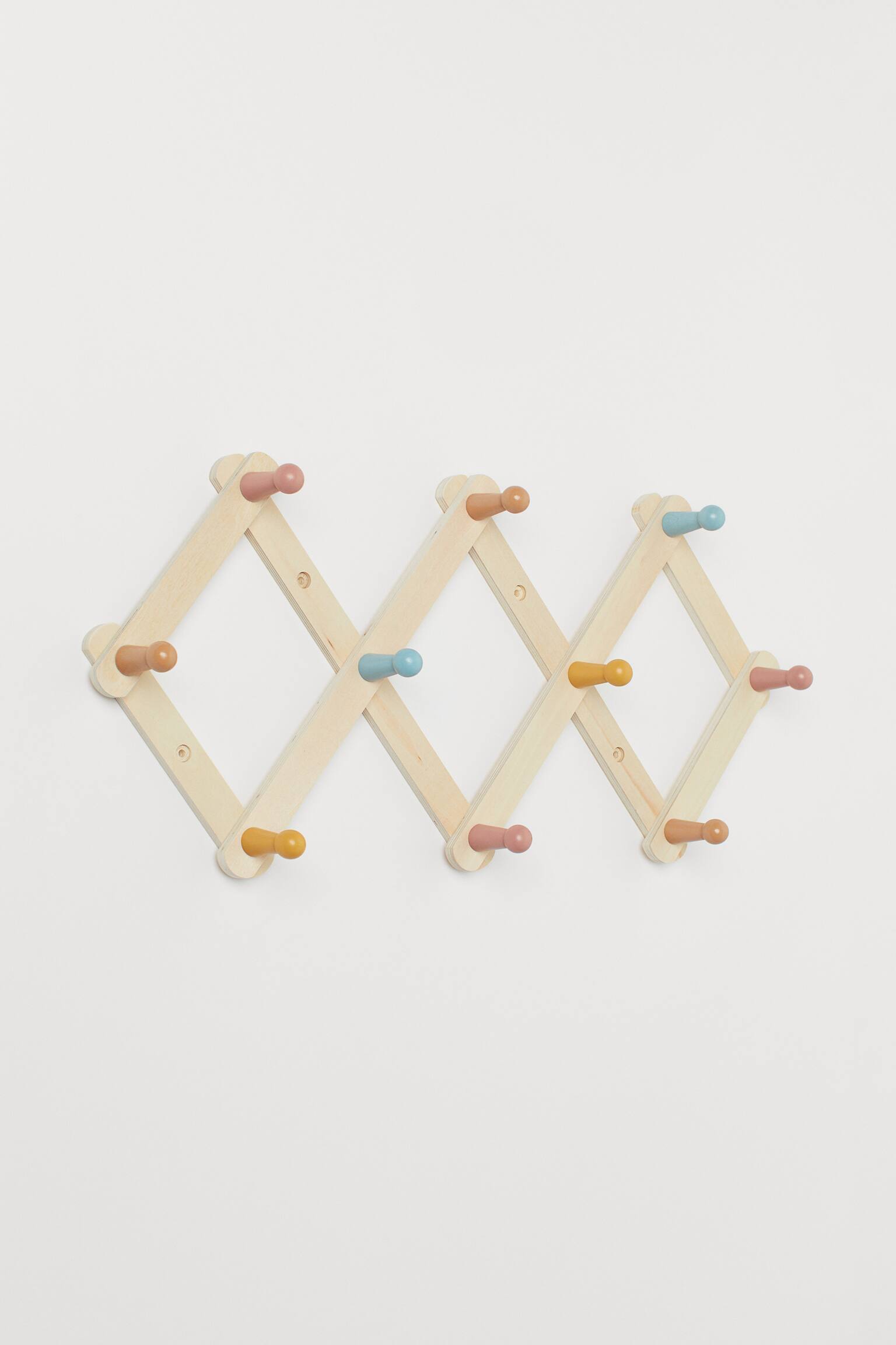 Knaggrekke i tre - Lys beige/Flerfarget - Home All | H&M NO