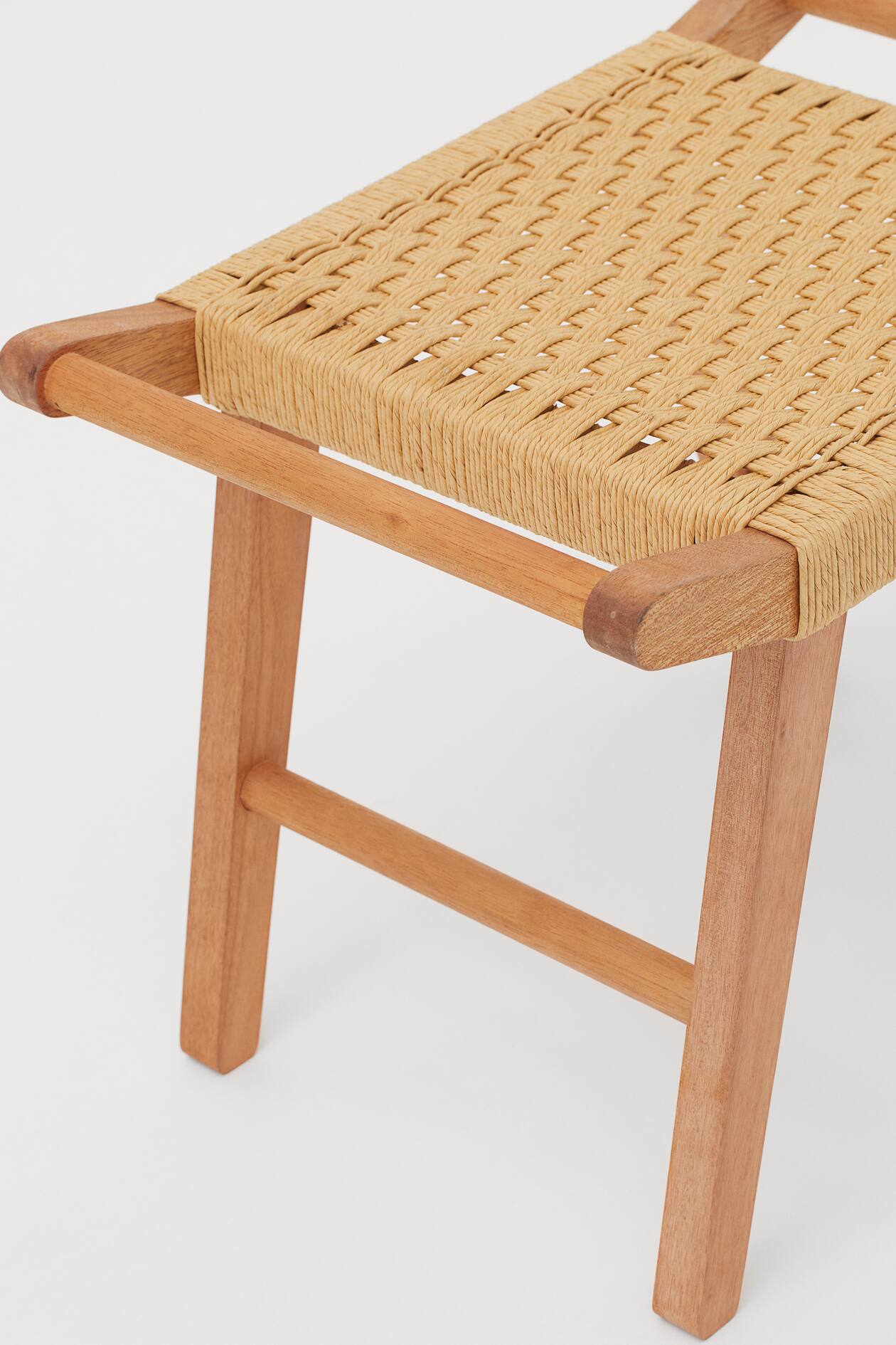 Hocker mit Strohsitz - Beige - Home All | H&M DE