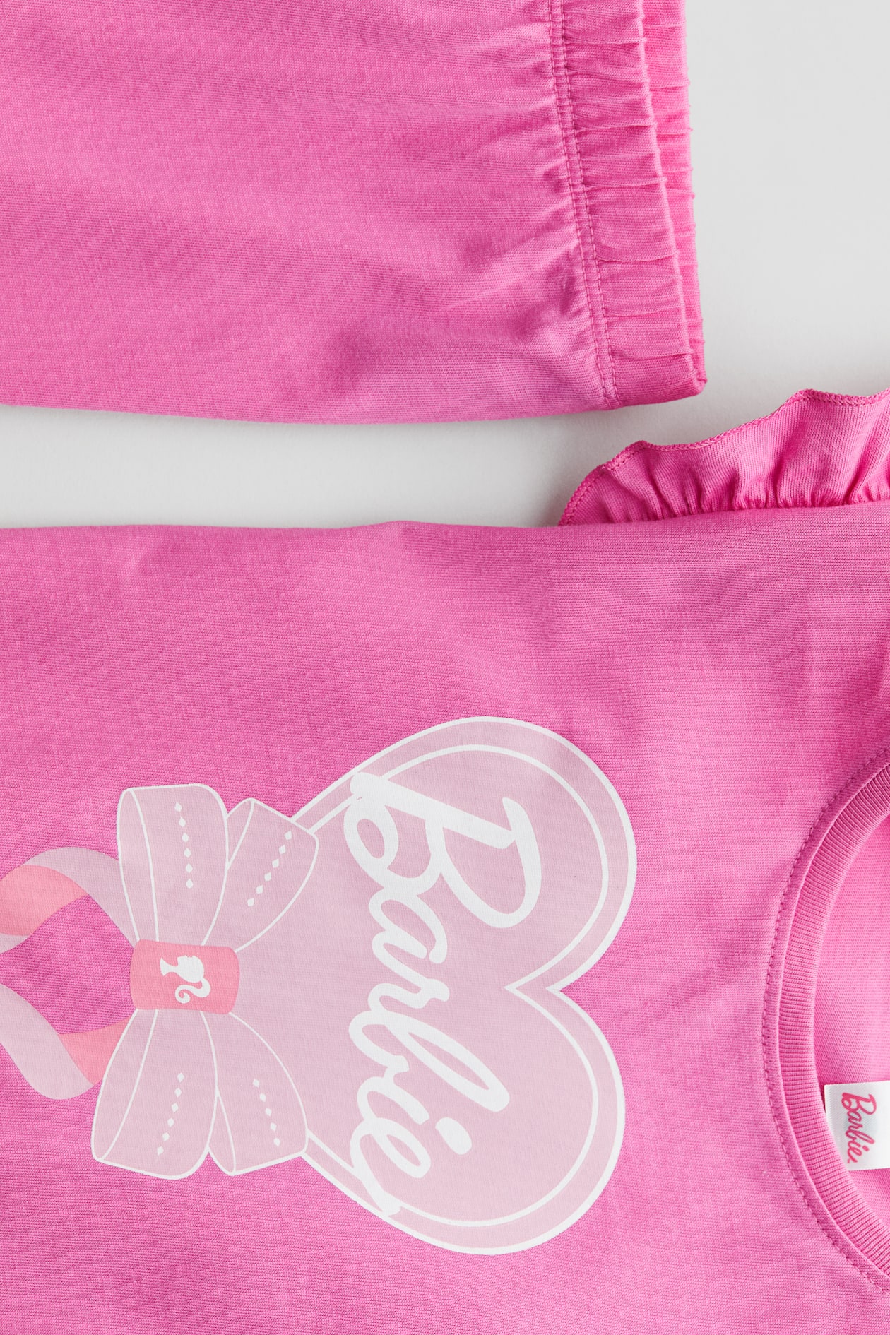 Jersey pyjamas - Pink/Barbie - Kids | H&M GB