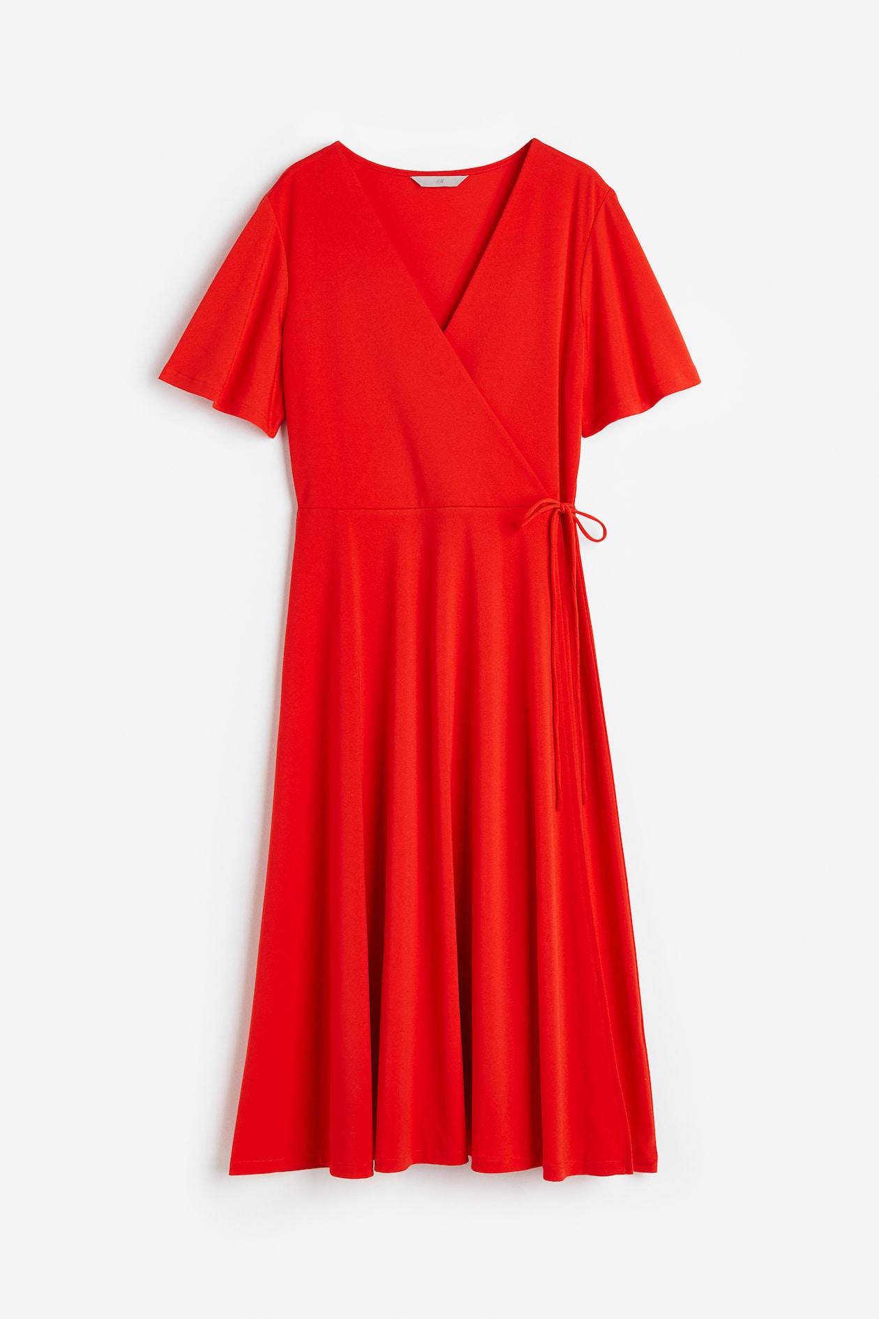 Jersey wrap dress - Red - Ladies | H&M SG