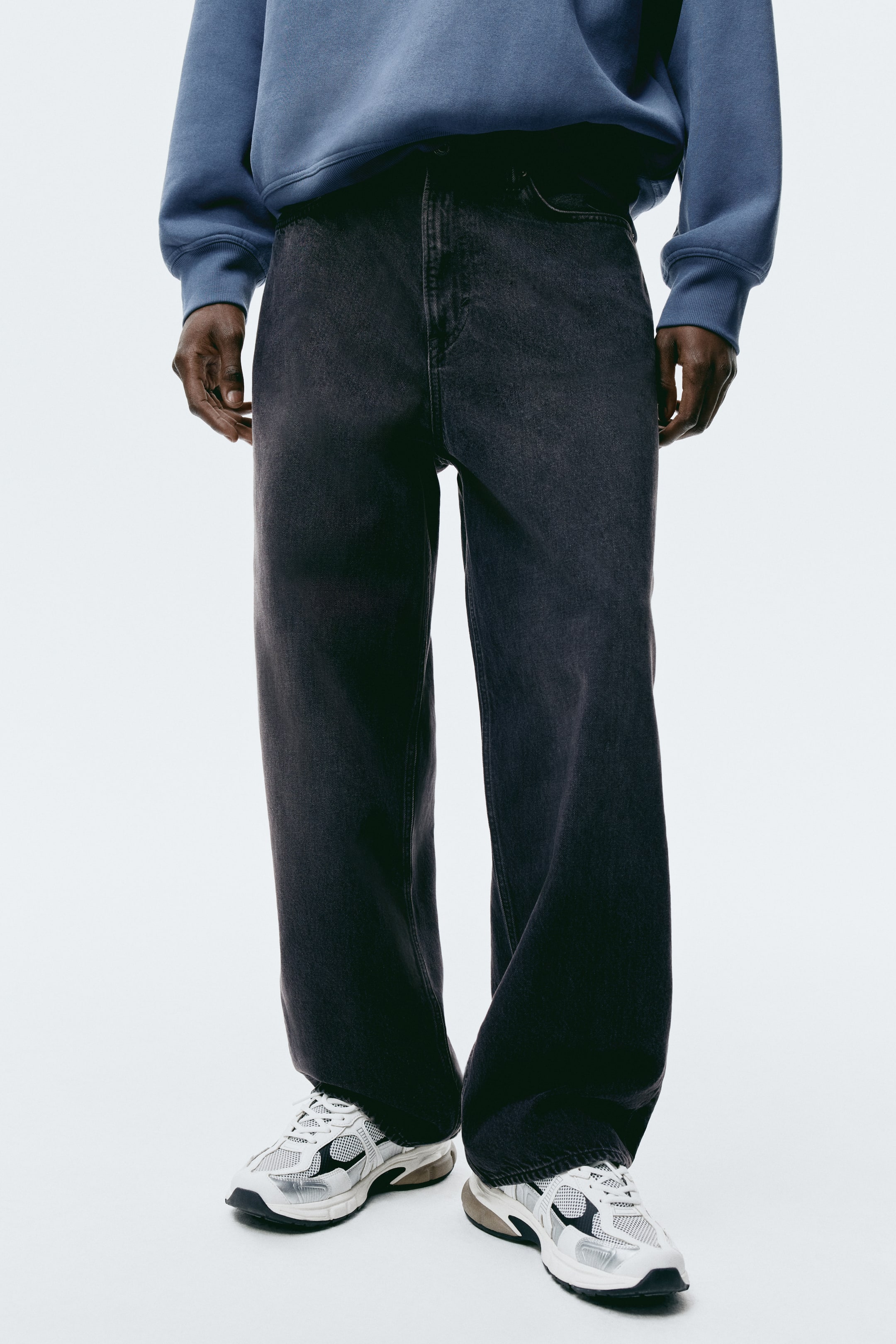 Men’s Black Fairfax Baggy Jeans | H&M US