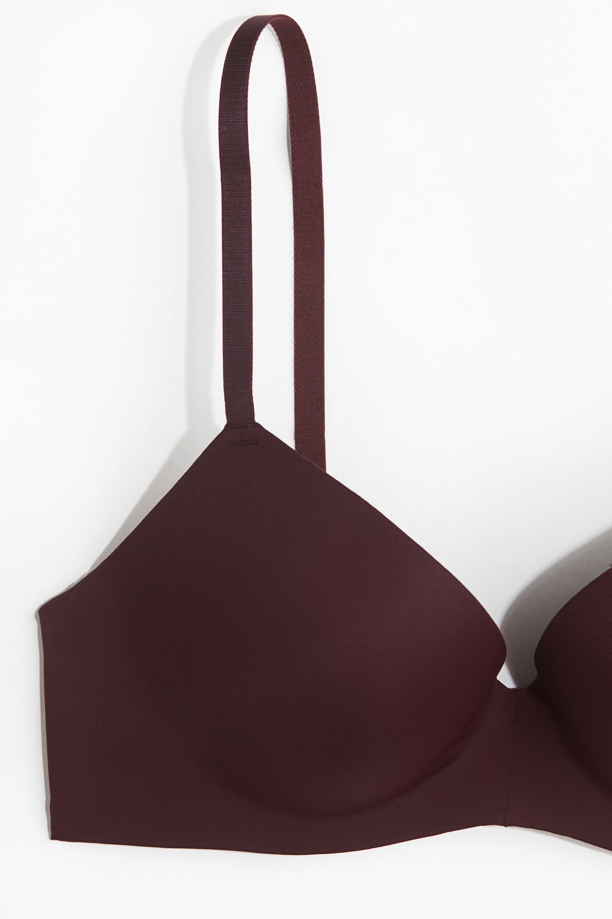 Push-up bh van microvezel - Bordeauxrood - DAMES | H&M NL