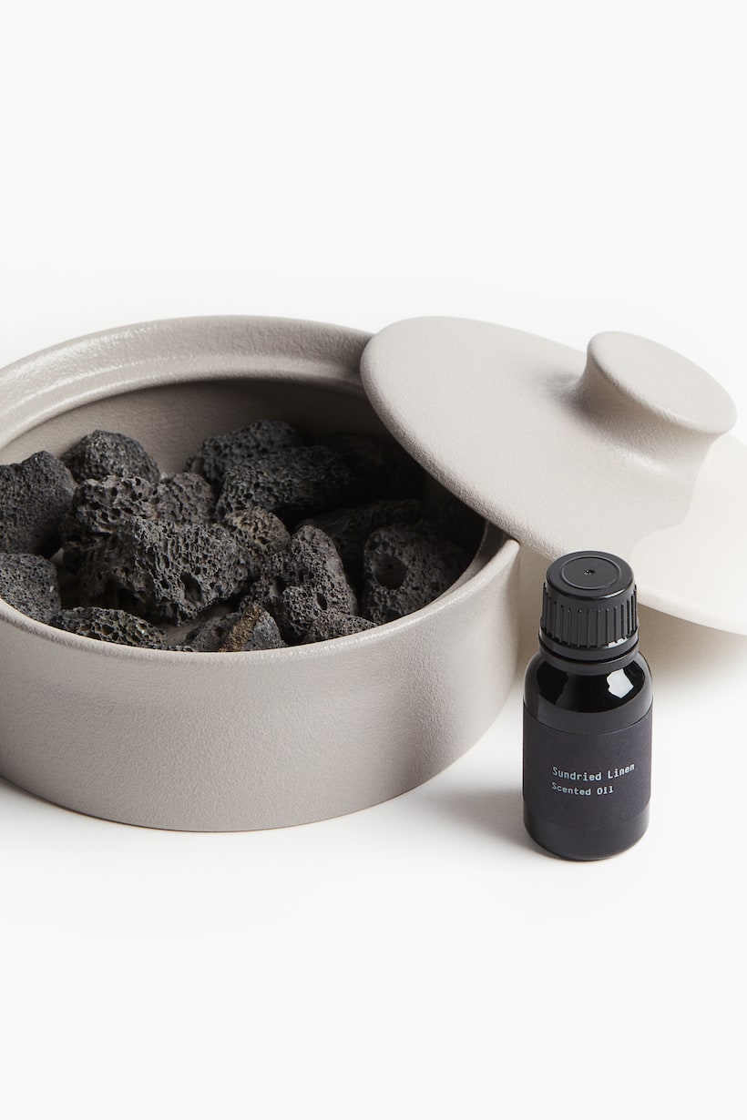 Lava-Stone Diffuser - Sundried Linen - Home All | H&M US