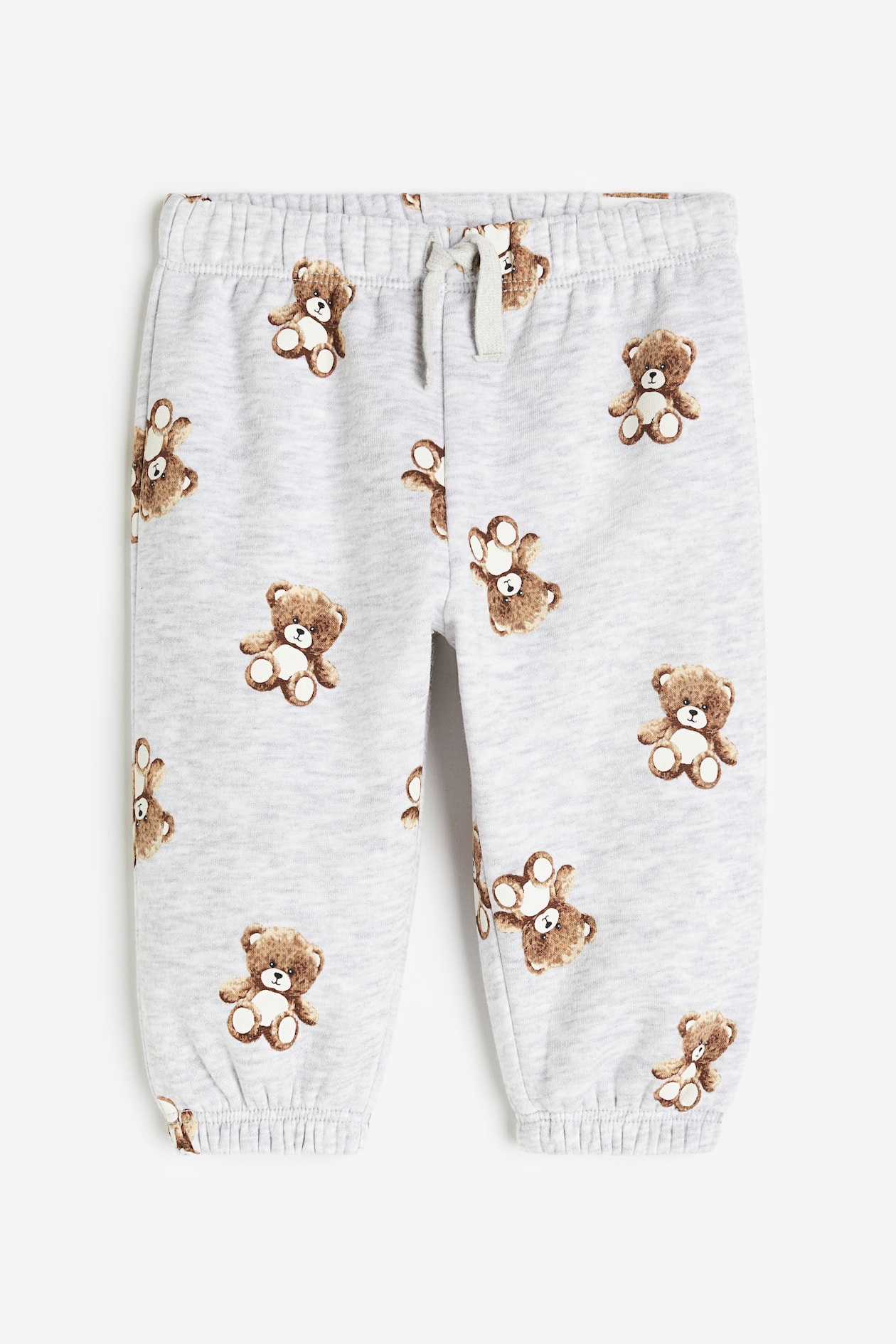 Light gray/teddy bears Joggers for kids | H&M US