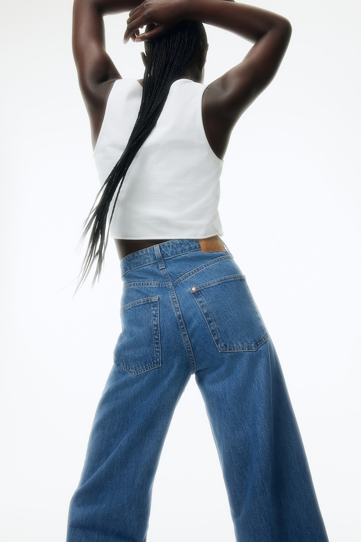 Wide High Jeans - Denim blue - Ladies | H&M US