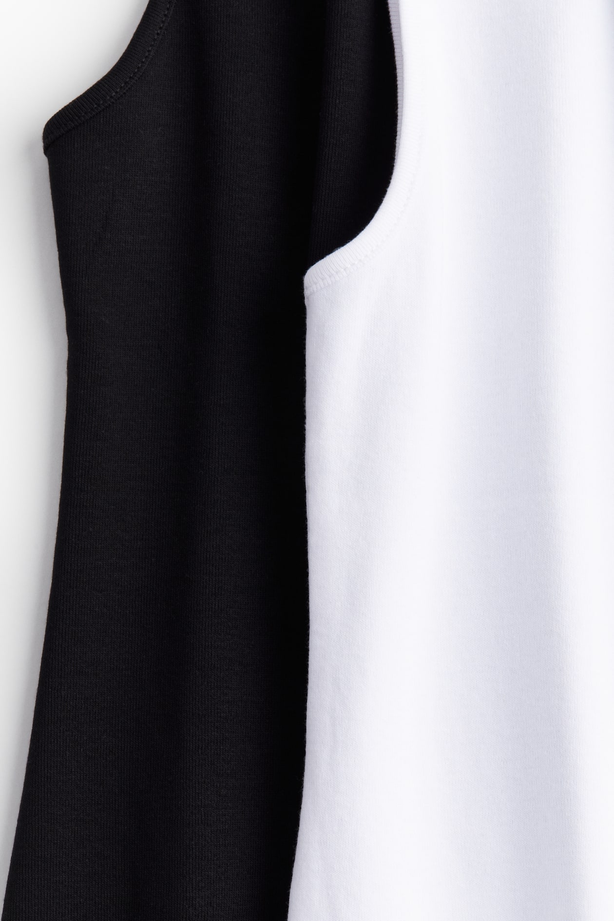 MAMA 2-pack Tank Tops - White/black - Ladies | H&M US