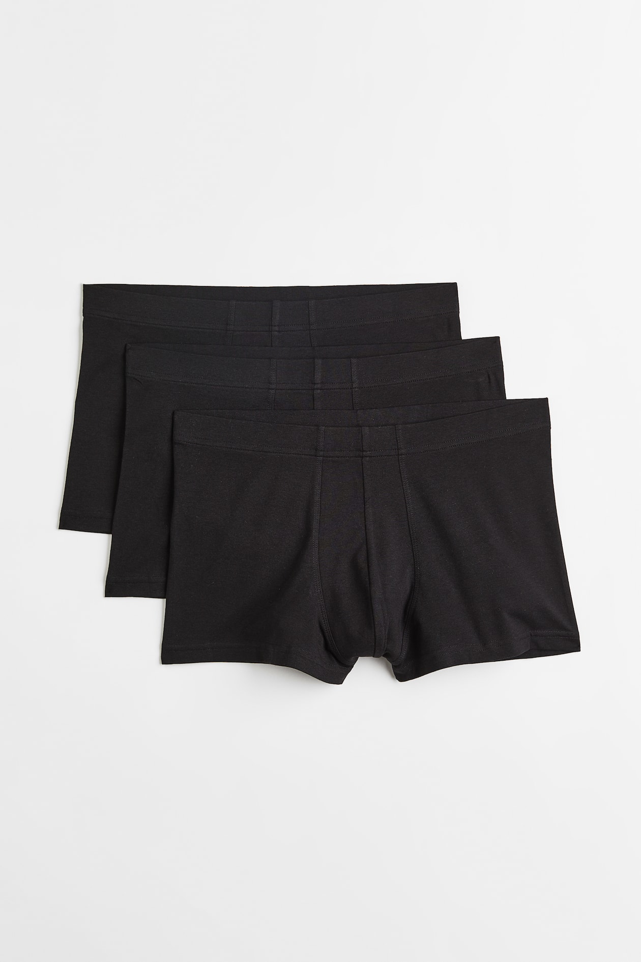 Men’s Black 3-pack lyocell-blend short trunks | H&M GB