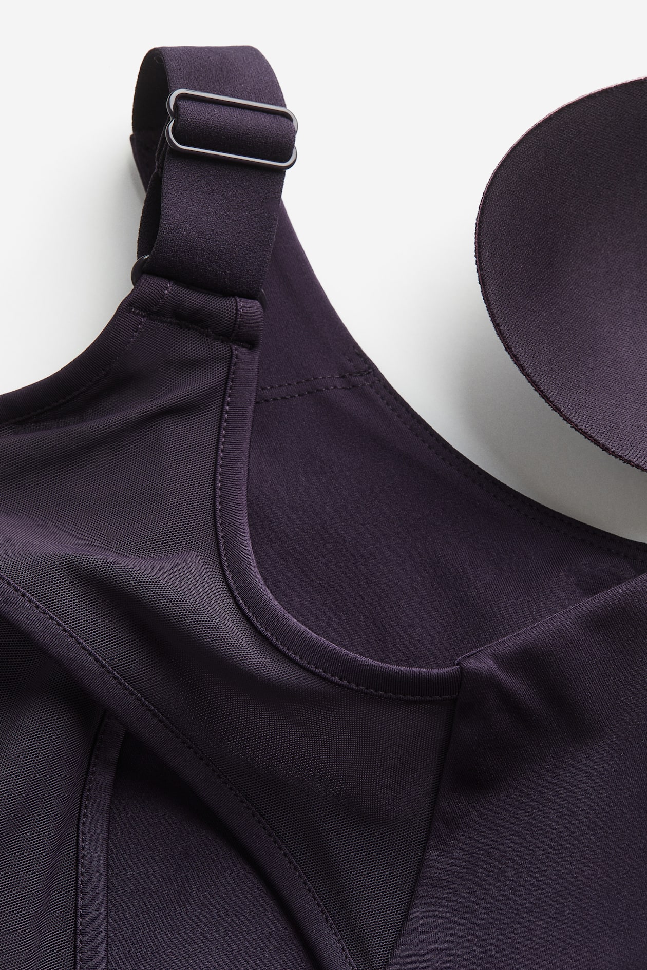 High Support Sports Bra with DryMove™ - Dark plum - Ladies | H&M US
