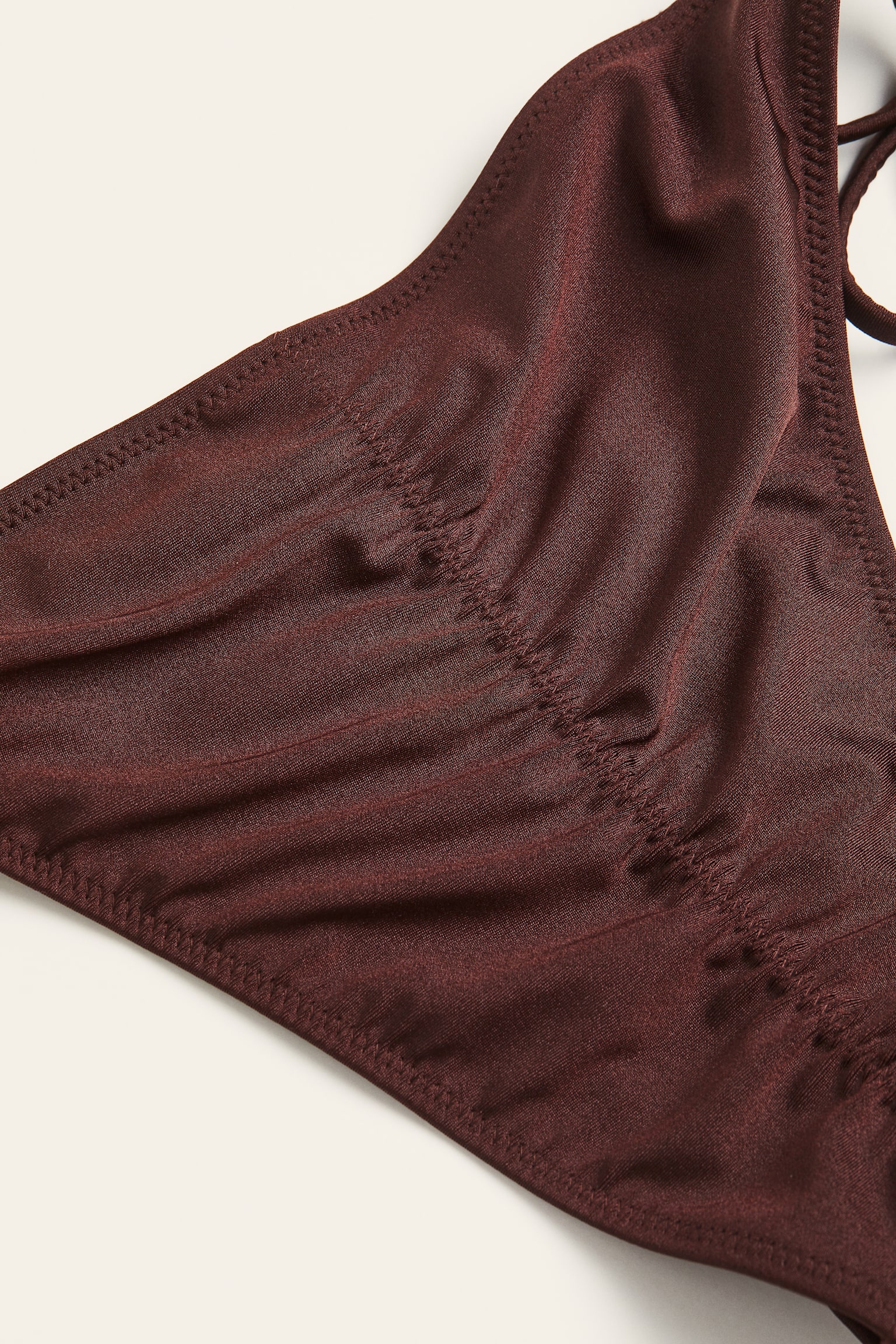 Braga de bikini de anudar - Marrón oscuro - MUJER | H&M ES
