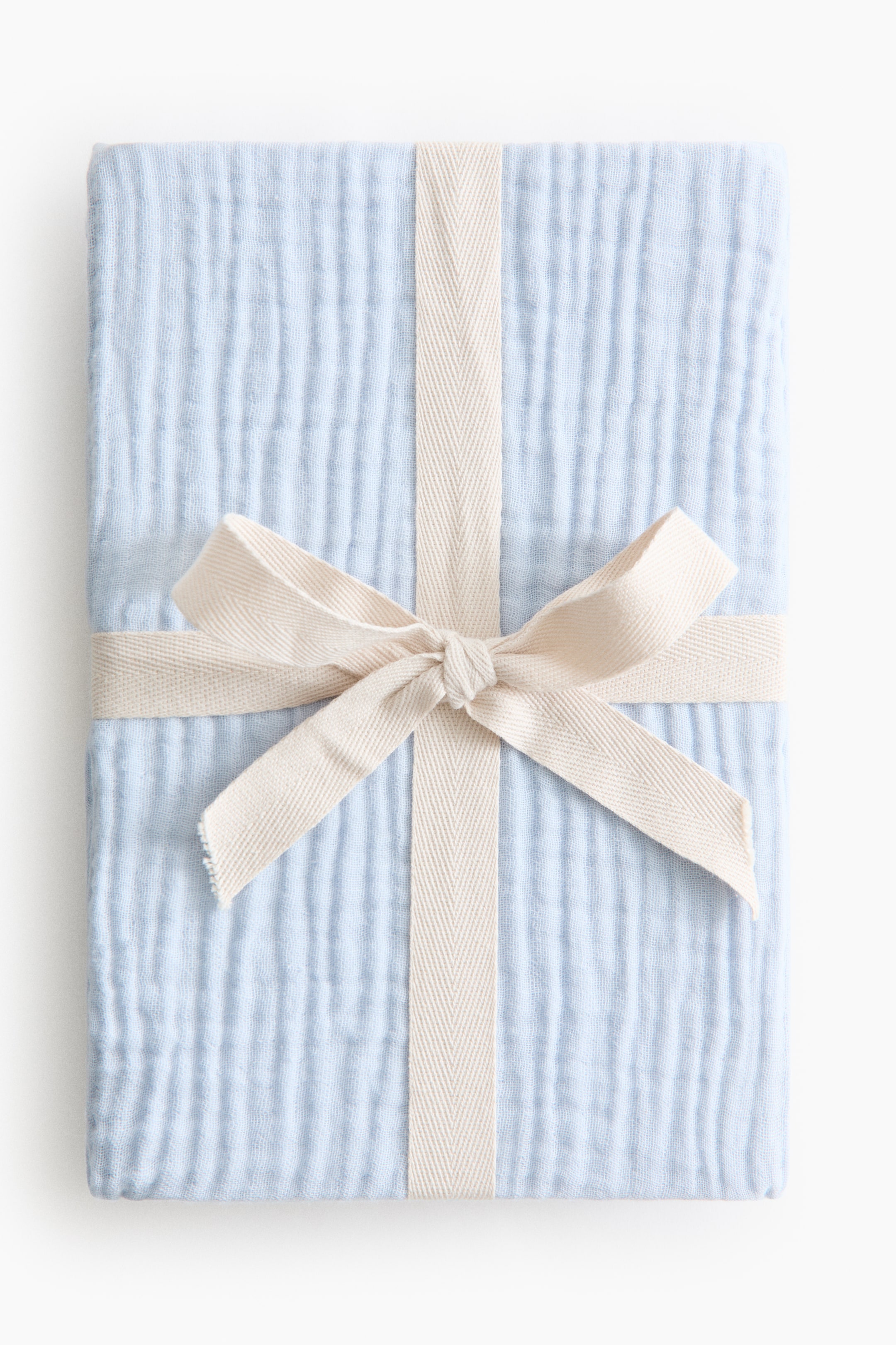 Light blue Fitted Crib Sheet at H&M Home | H&M CA