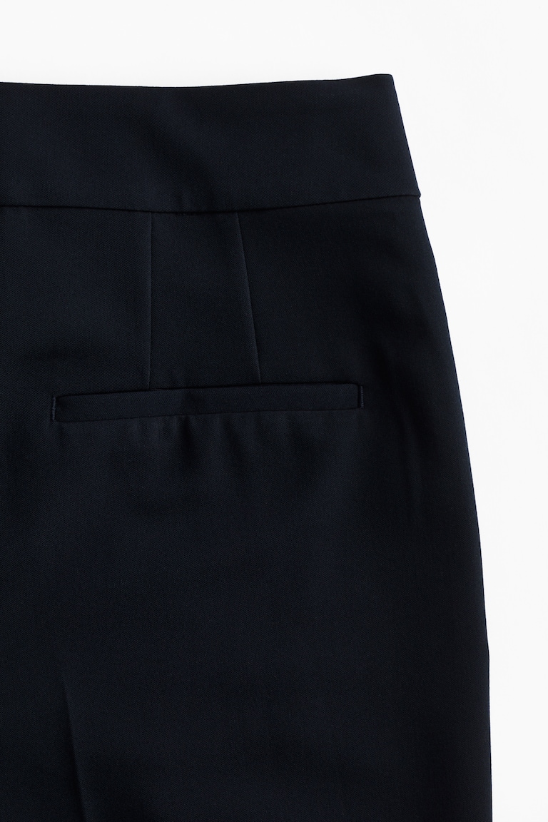Ankle-Length Slacks - Navy blue - Ladies | H&M US
