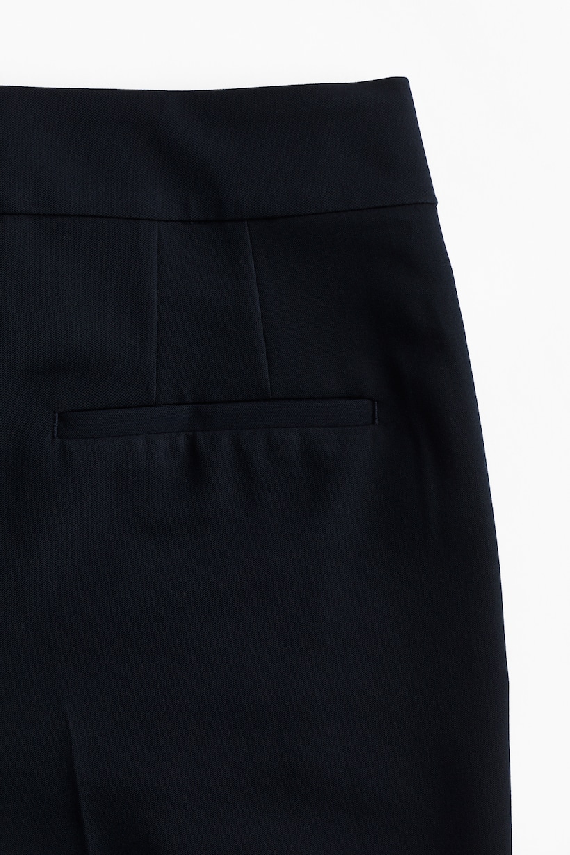 Ankle-Length Slacks - Navy blue - Ladies | H&M US