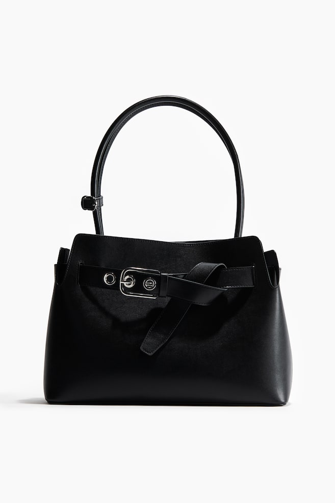Strap-Detail Tote Bag - Black - Ladies | H&M US