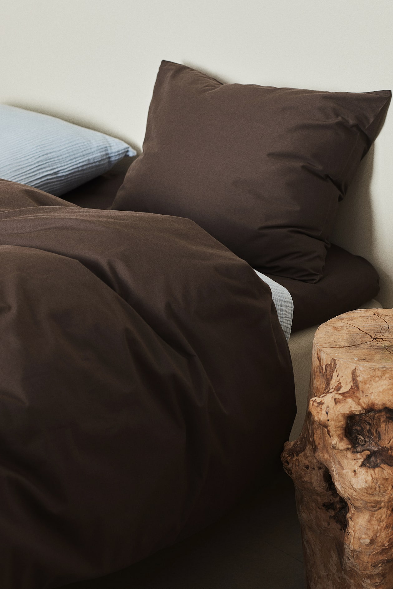 Cotton Twin Duvet Cover Set - Dark brown - Home All | H&M US