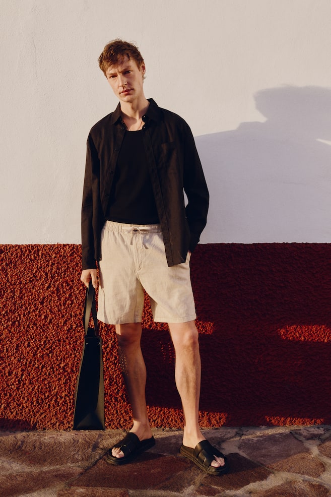 Linneshorts För Herr | Sommarshorts | H&M SE