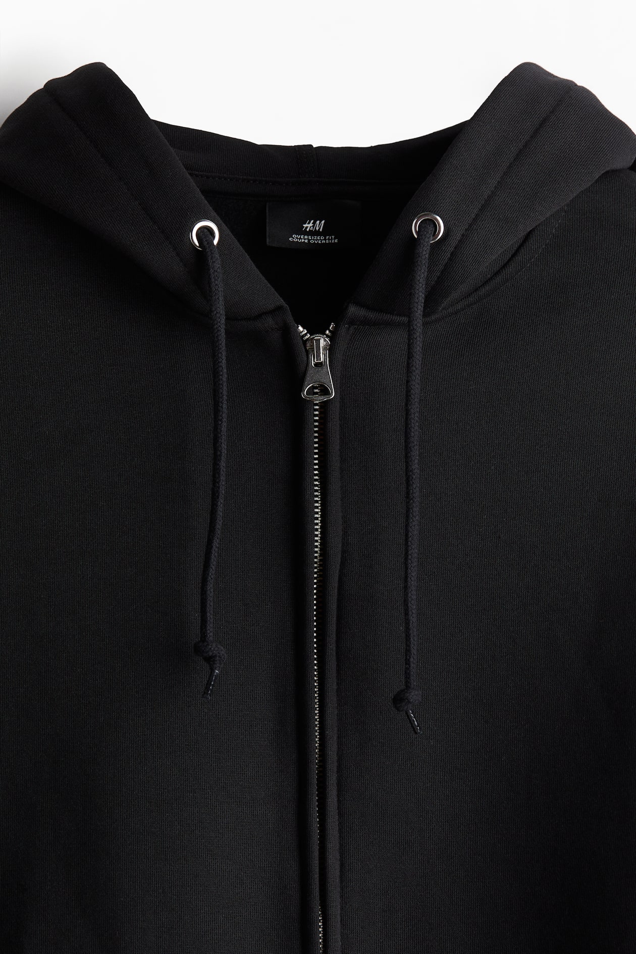 Men’s Black Oversized Fit Hooded Jacket | H&M US