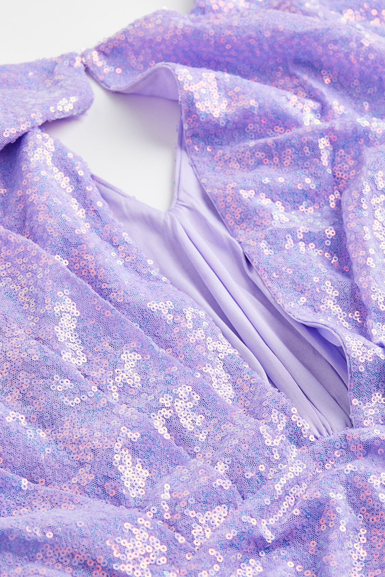Sequined dress - Light purple/Sequins - Ladies | H&M IN
