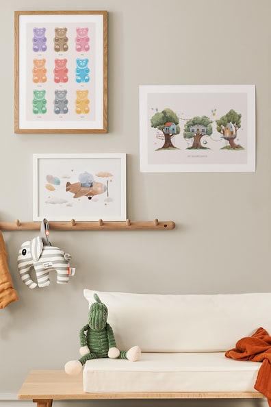 Gummy Bear Colours Poster - Blue/red/green - Postery - Home All | H&M GB