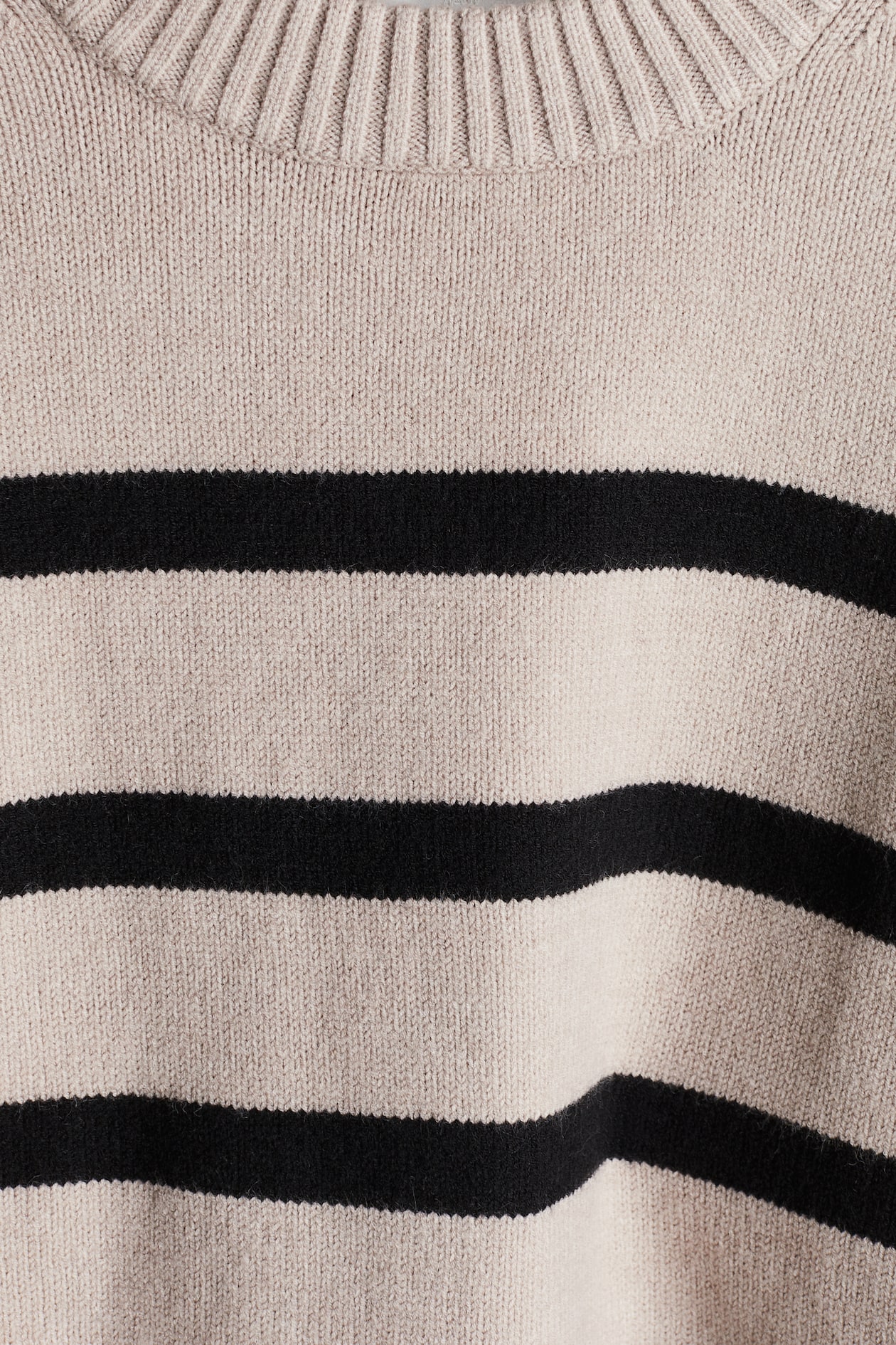 Women's Beige/striped Fine-Knit Sweater | H&M US