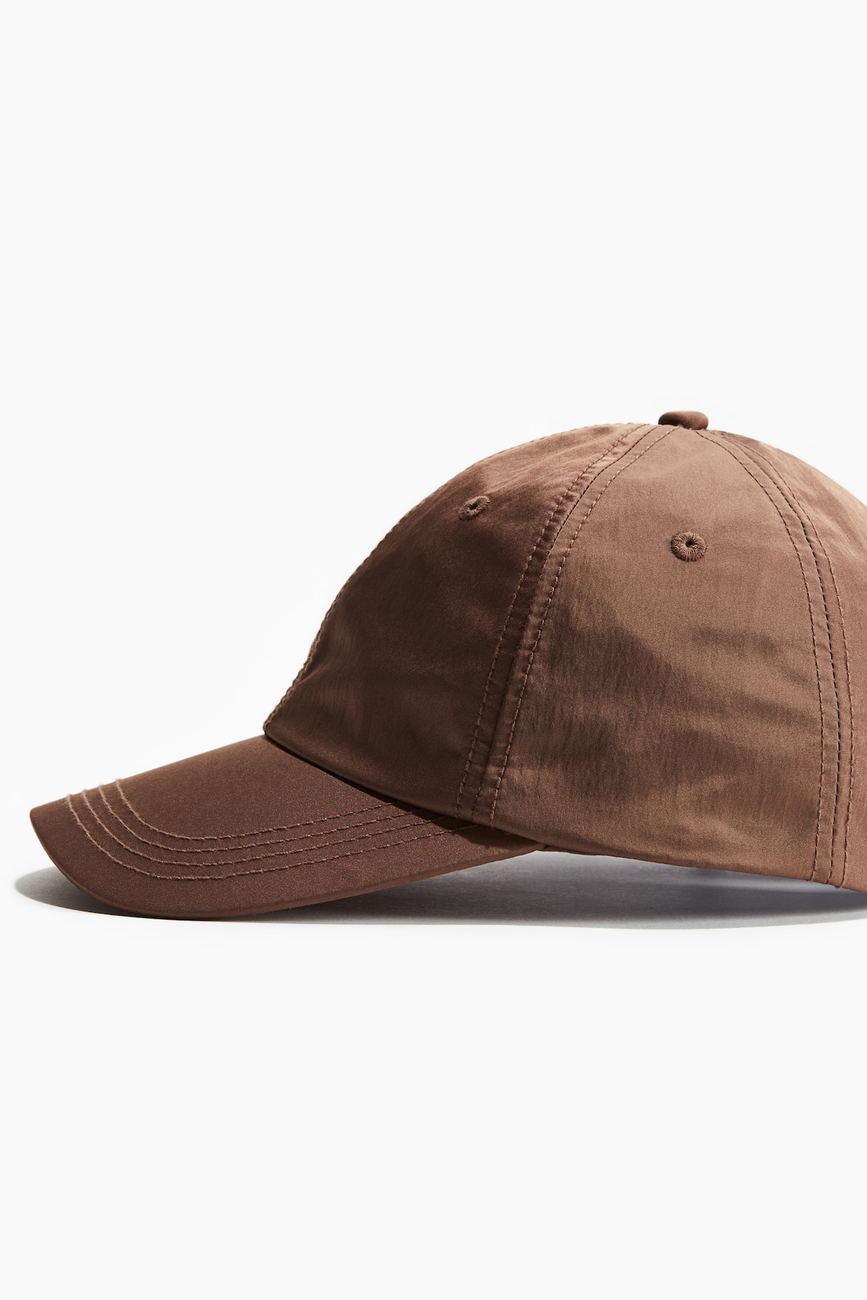 Women's Brown Cotton Twill Cap | H&M CA