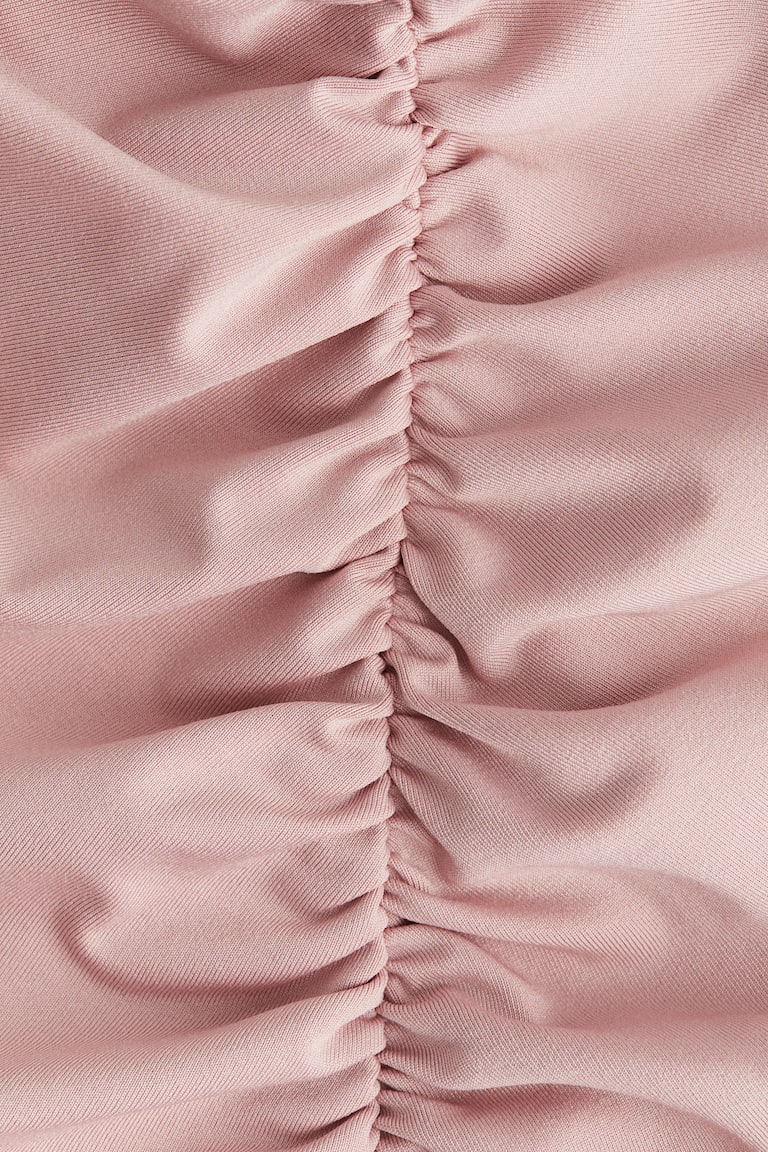 Women's Light dusty pink Gathered Top | H&M US