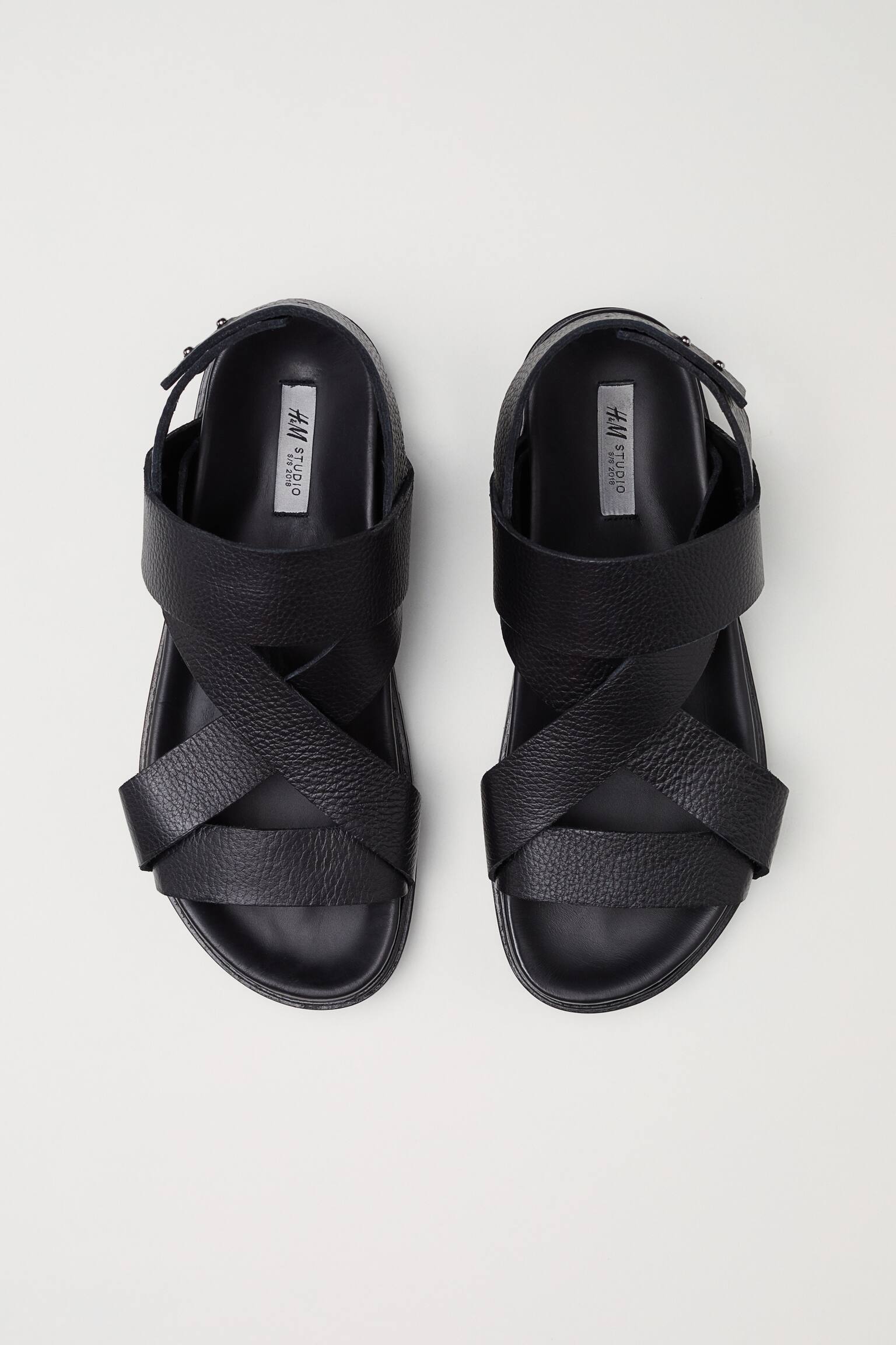 Leather Sandals - Black - Men | H&M US