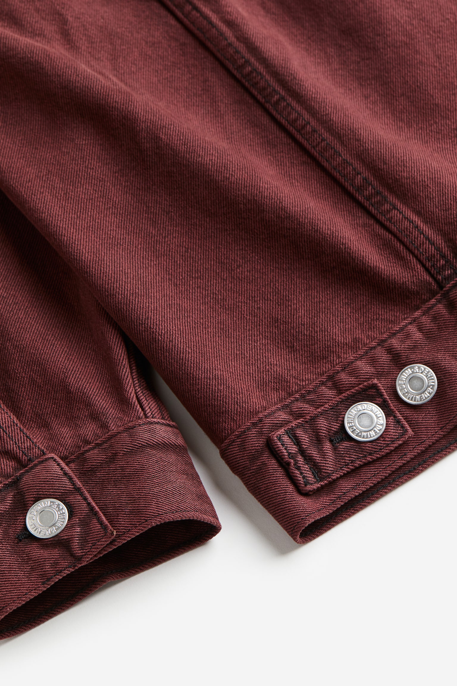 Relaxed Fit Denim Jacket - Denim red - Men | H&M US