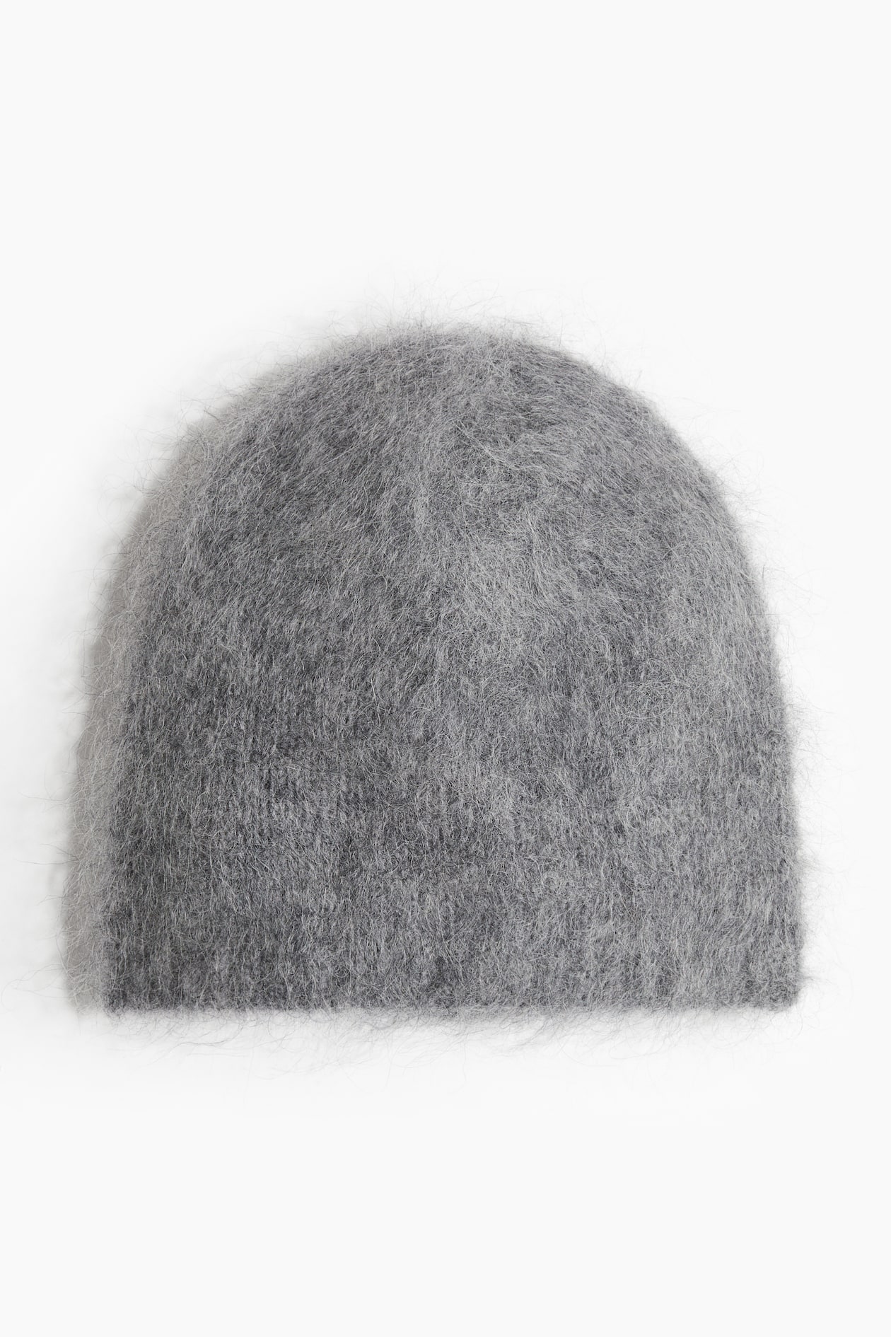 Gorro beanie en mezcla de mohair - Gris jaspeado - MUJER | H&M ES