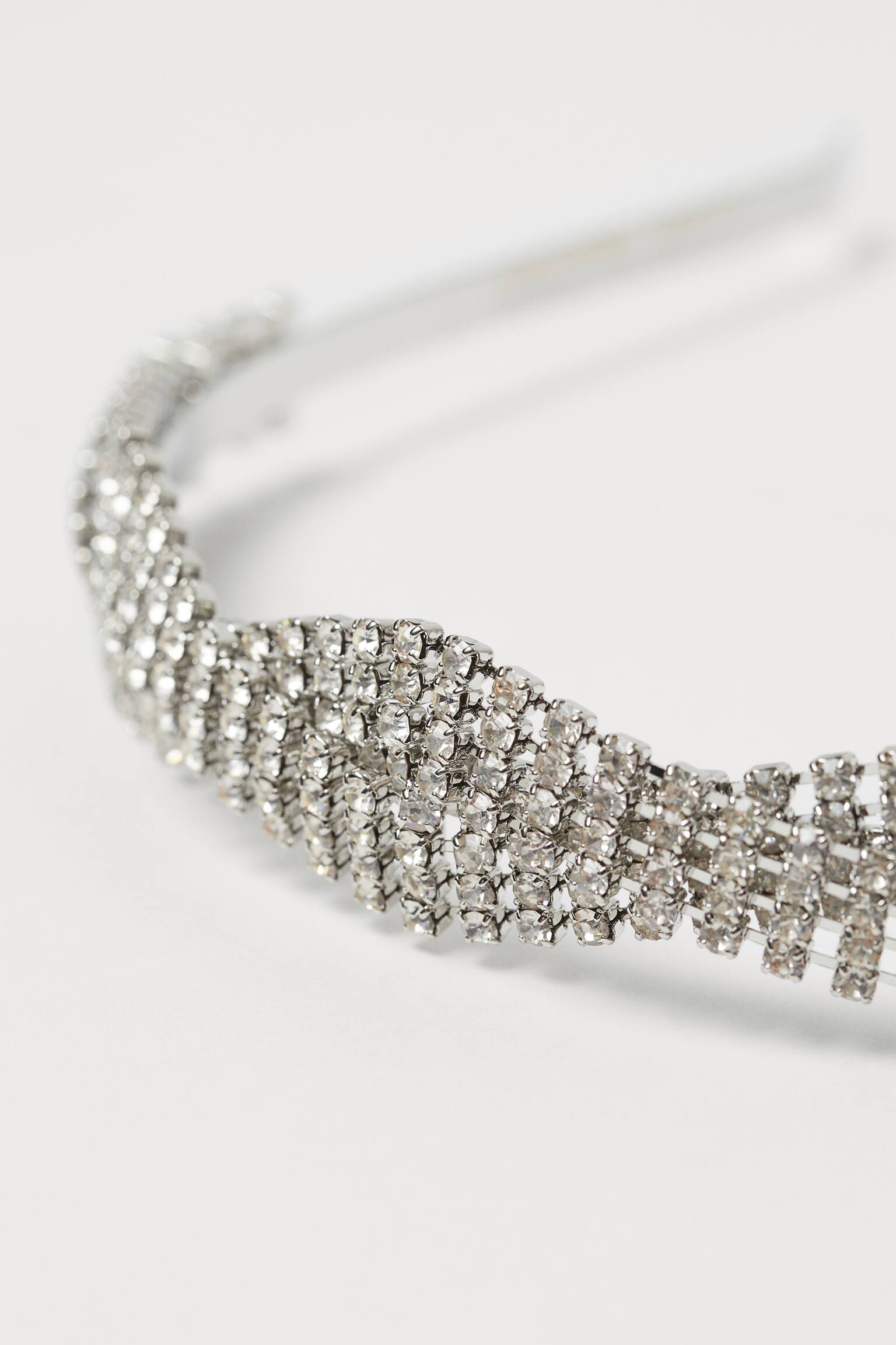 Sparkly stone Alice band - Silver-coloured - Ladies | H&M GB