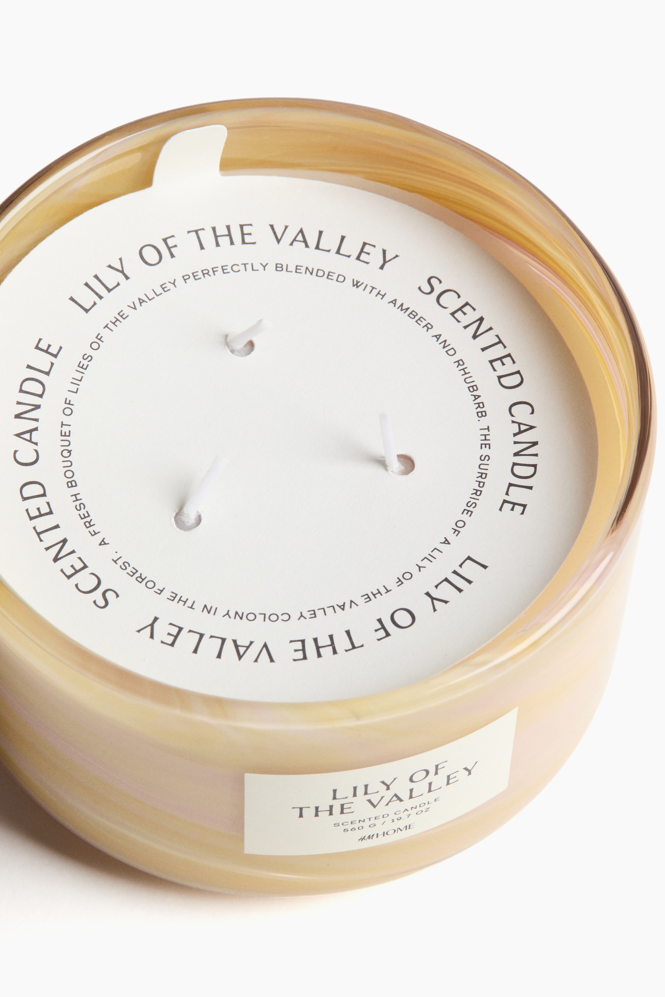 Lily Of The Valley Large scented candle in glass holder at H&M Home | H ...