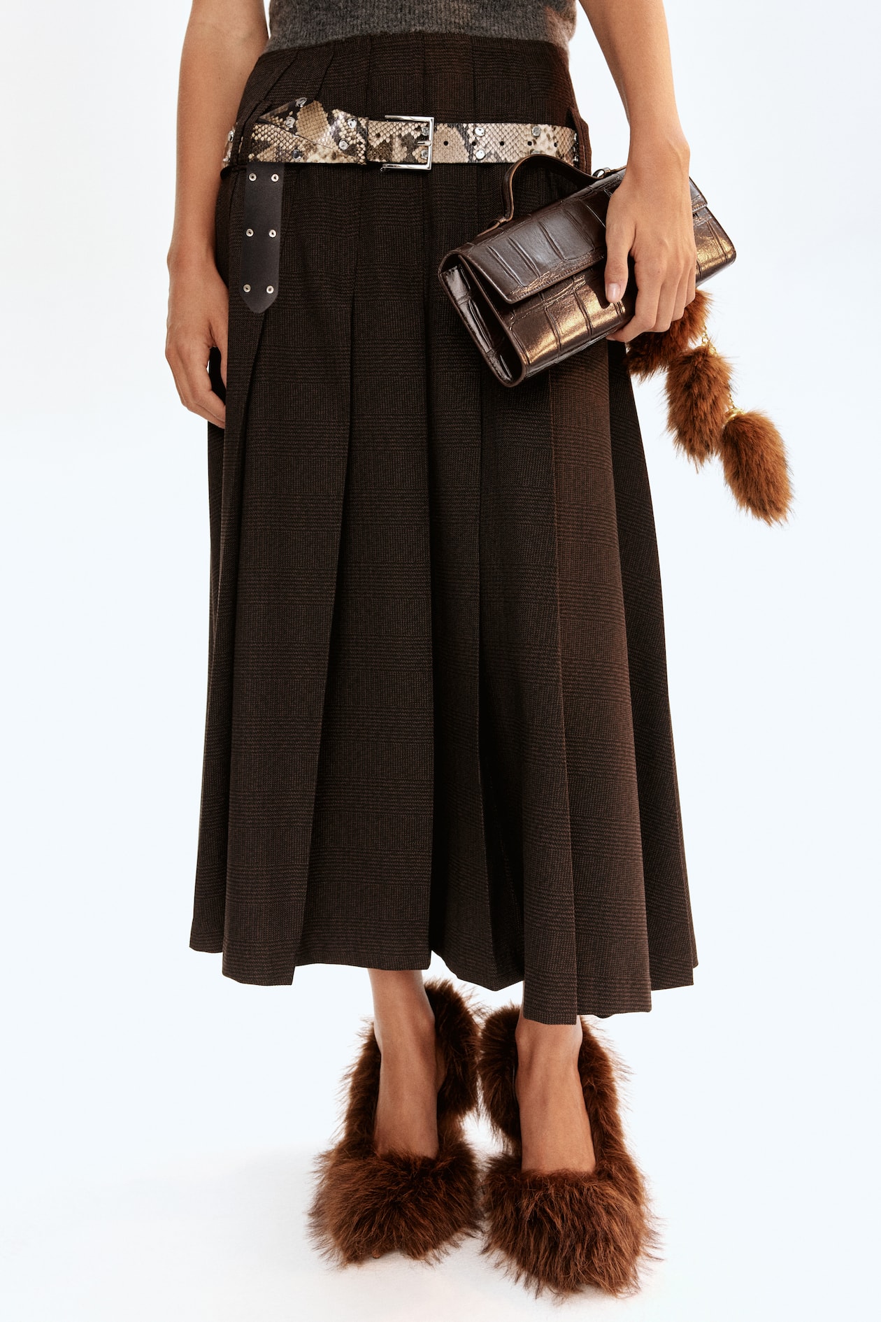 Women's Beige/snakeskin pattern Waist belt | H&M CA