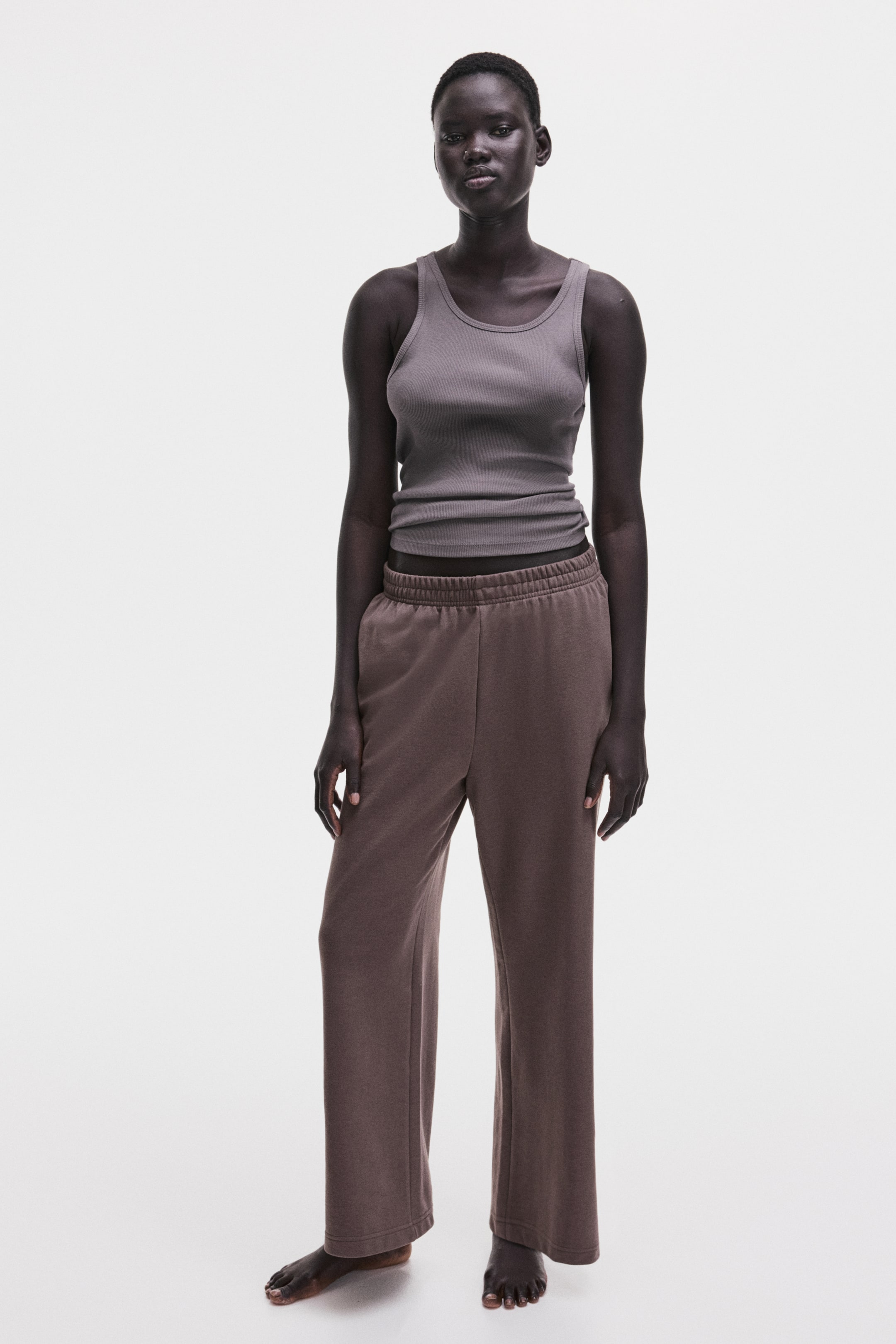 Sweatpants - Dark mole - Ladies | H&M SG