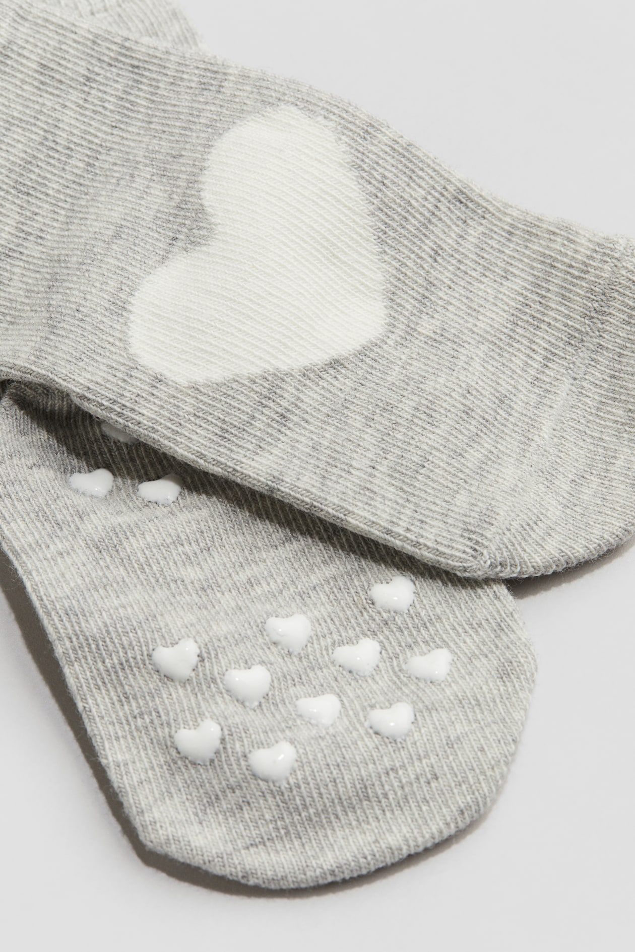 Dusty pink/dotted 3-pack Non-slip Socks for kids | H&M US
